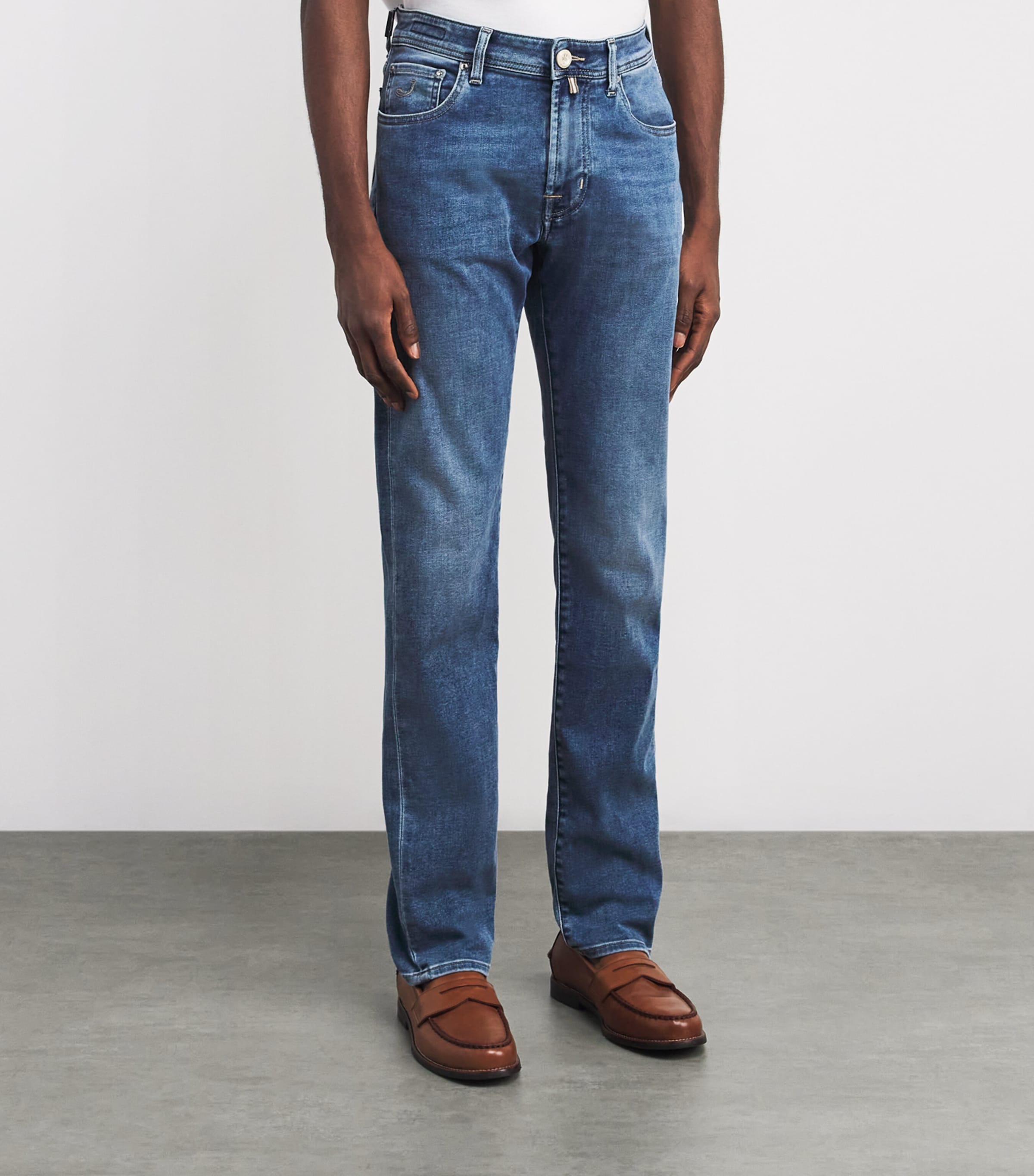 JACOB COHËN Blue Bard Straight Jeans | Harrods CA