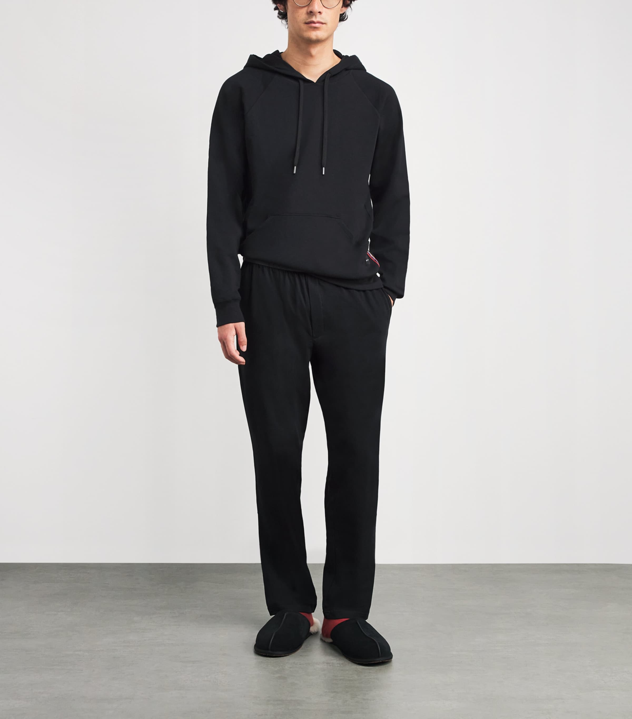 Paul Smith Black Cotton-Blend Hayden Hoodie | Harrods US
