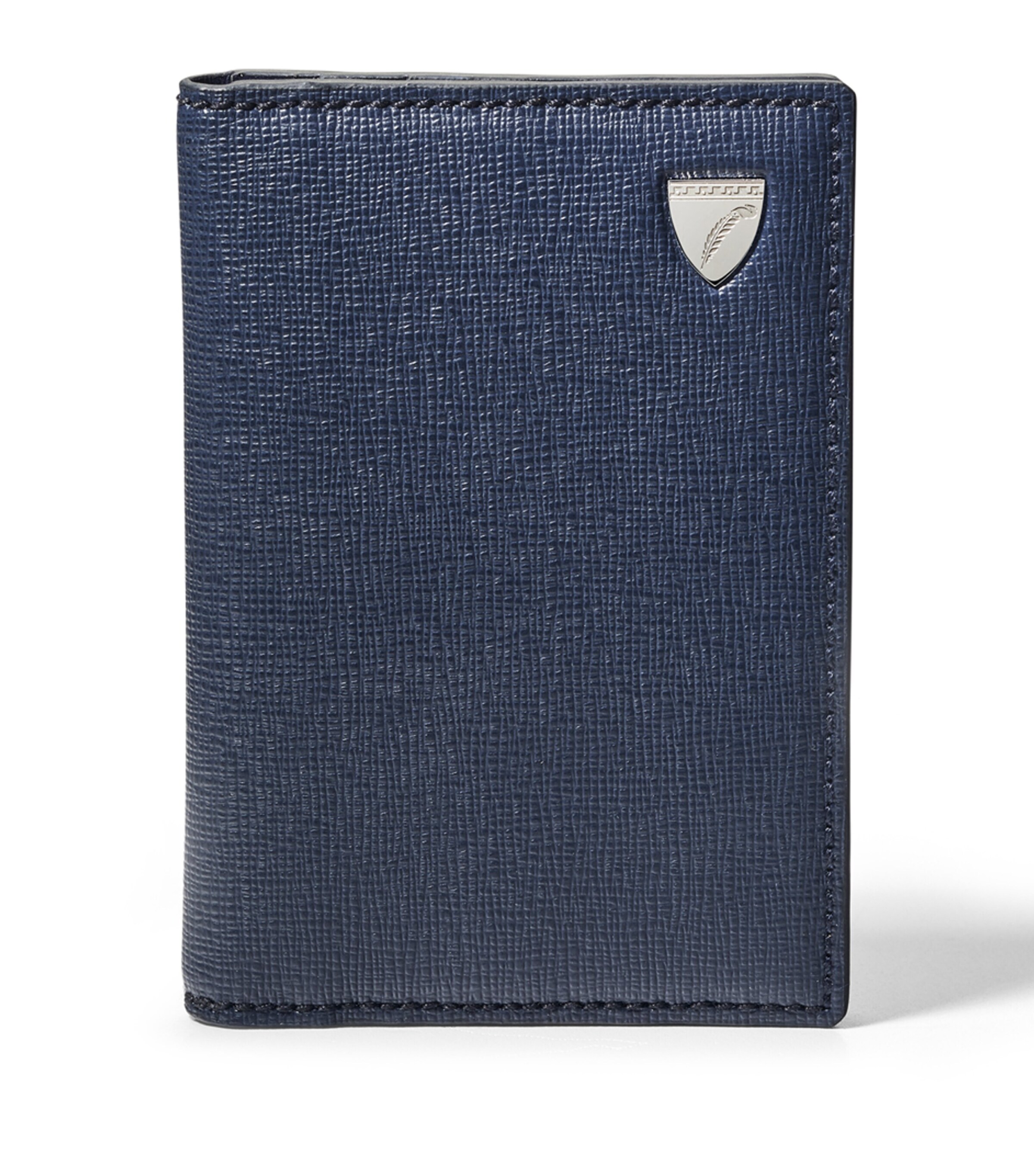 Aspinal Of London Navy Grained Leather Credit Card Case | Harrods QA