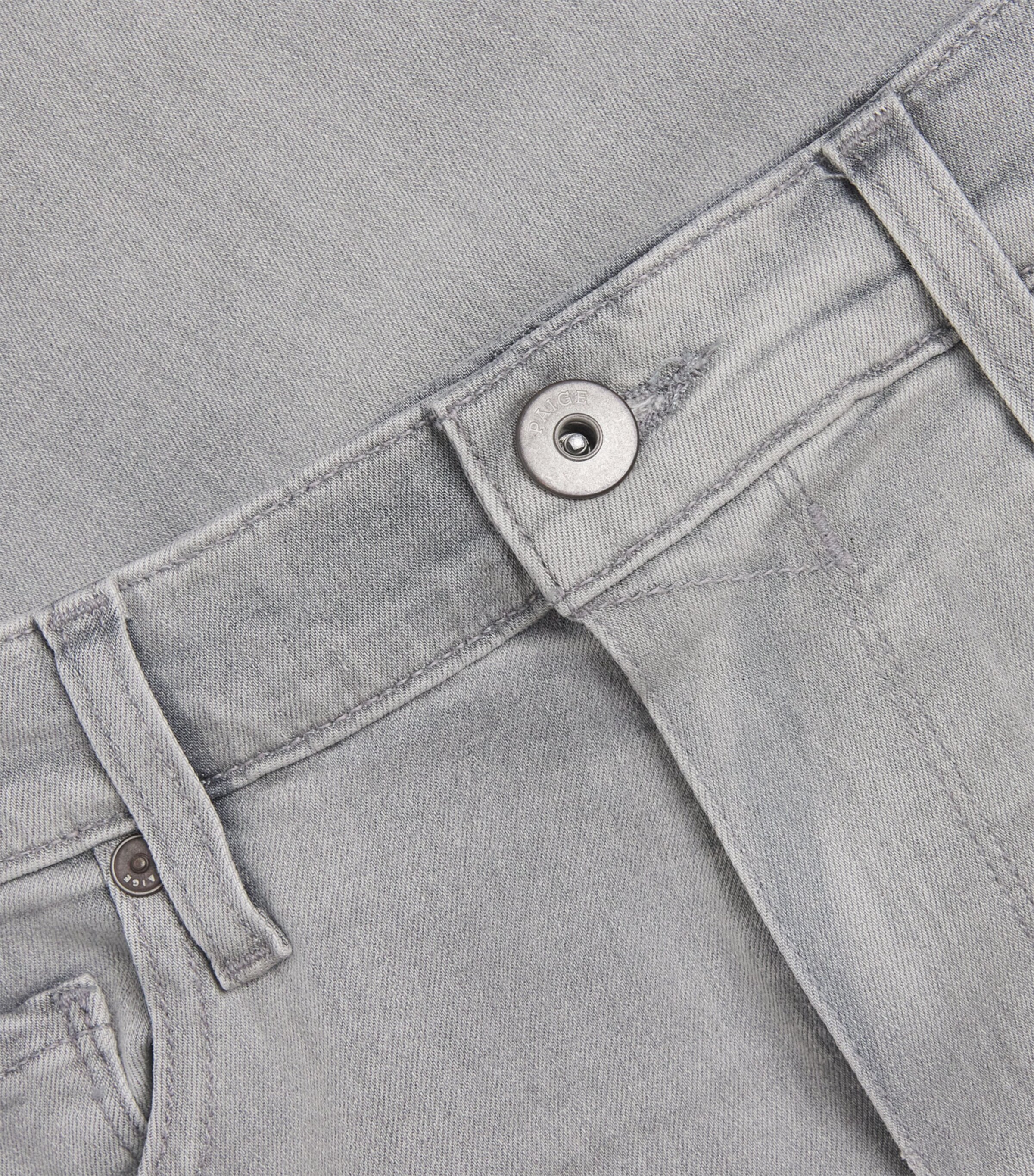PAIGE Grey Normandie Straight Jeans | Harrods UK