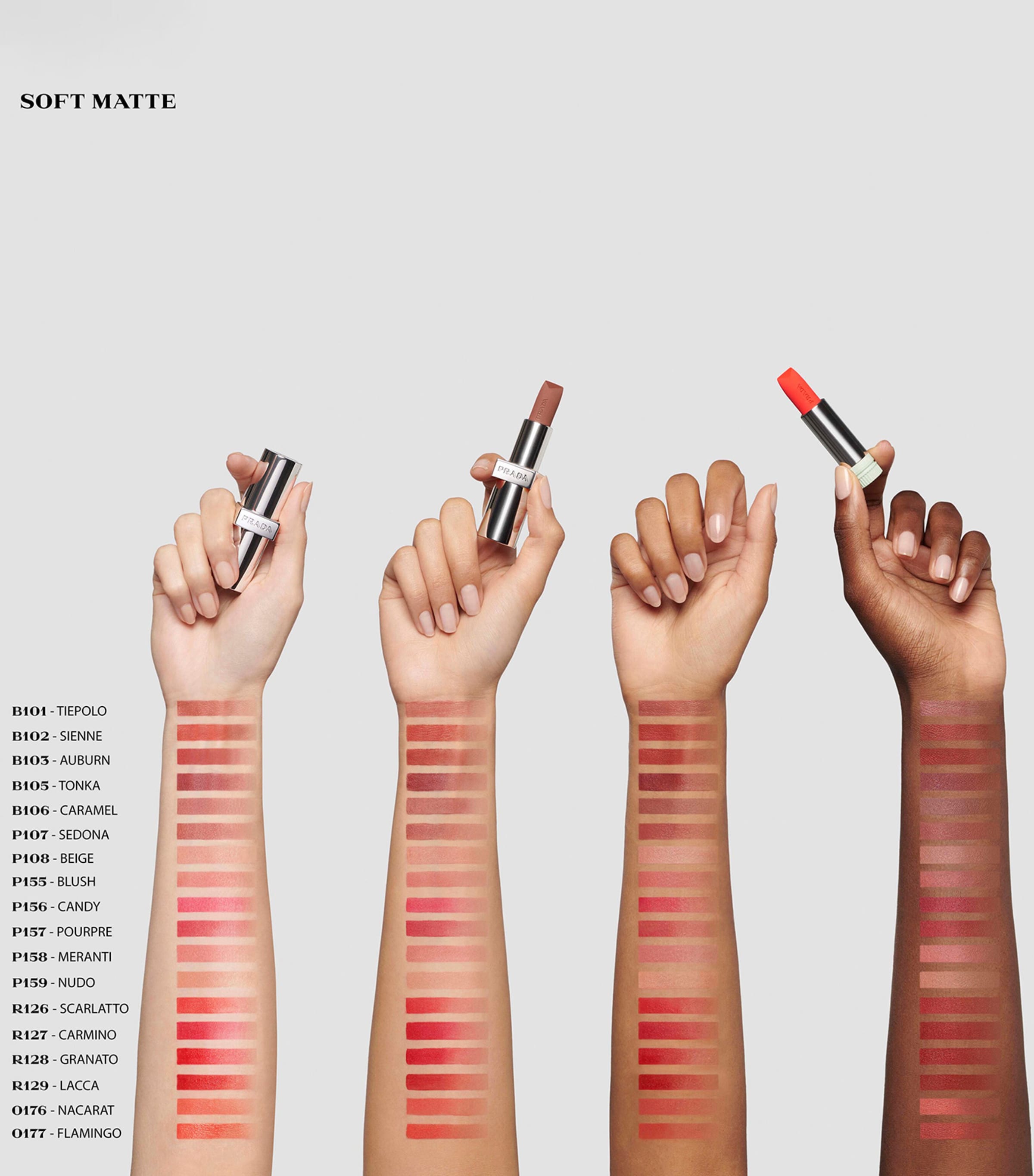 Prada Beauty Prada Monochrome Hyper Matte Lipstick | Harrods UK