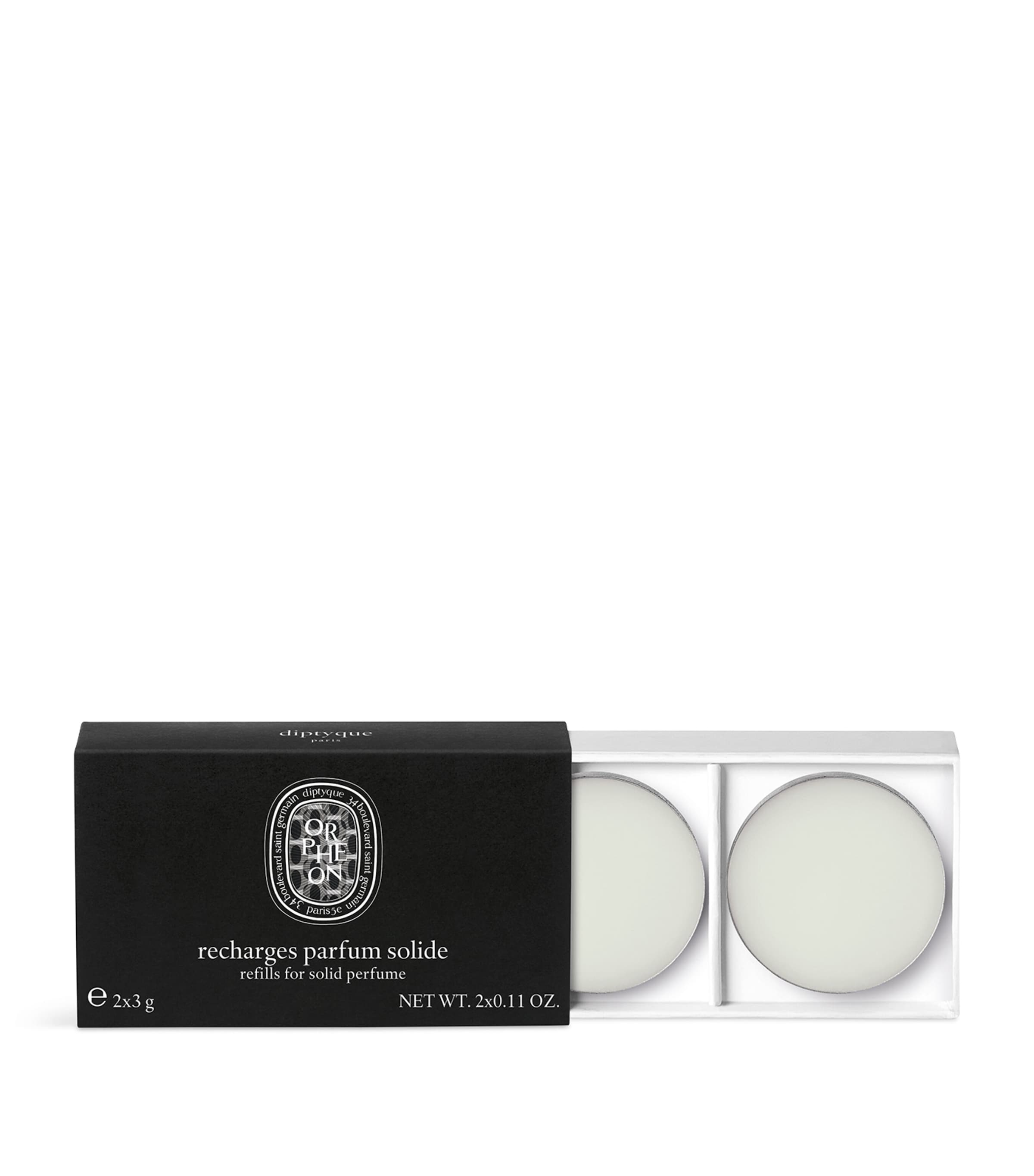 Diptyque Orphéon Solid Perfume Refill (2x3g) | Harrods UK
