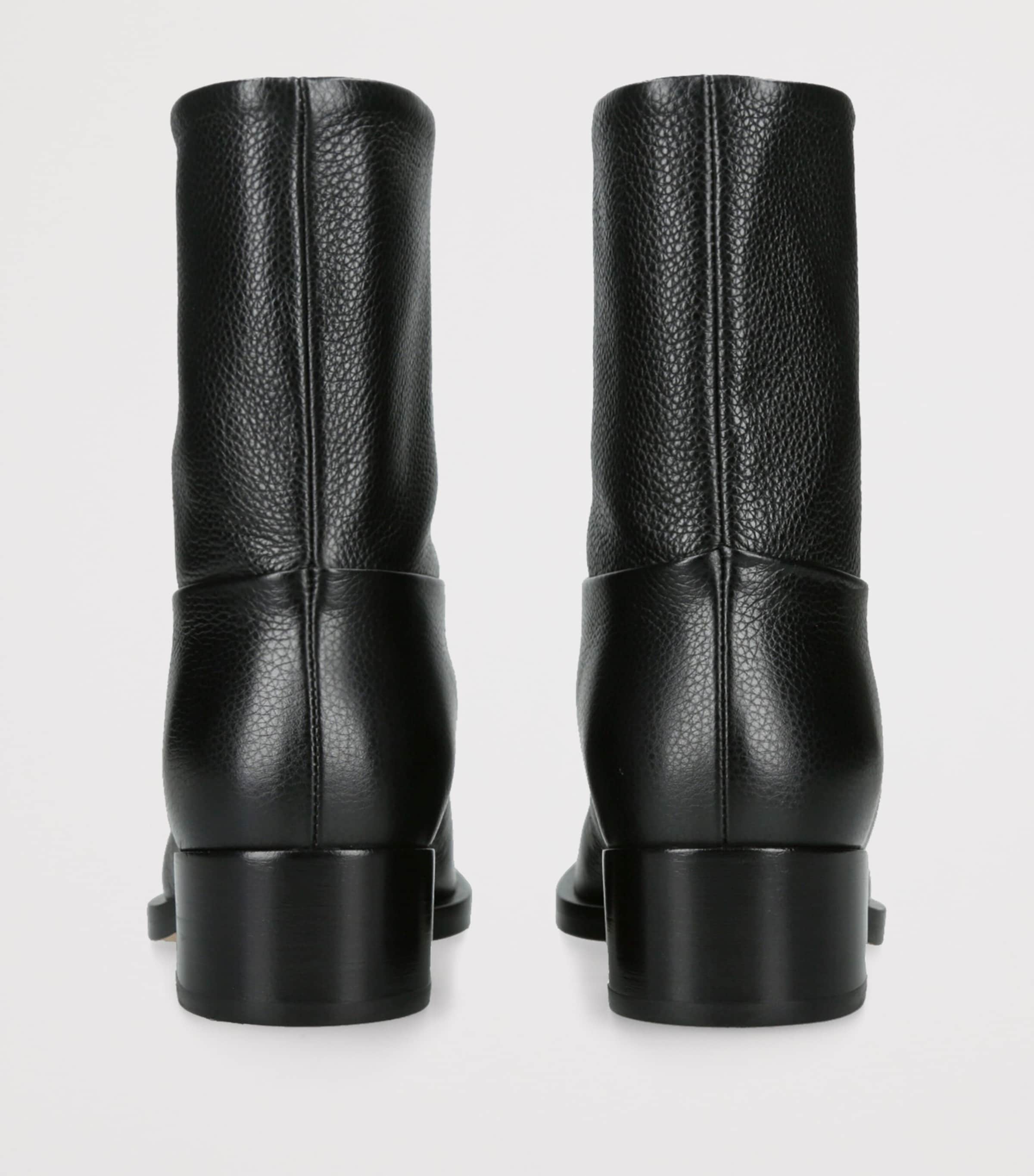 Dear Frances Black Leather Cade Ankle Boots | Harrods AU