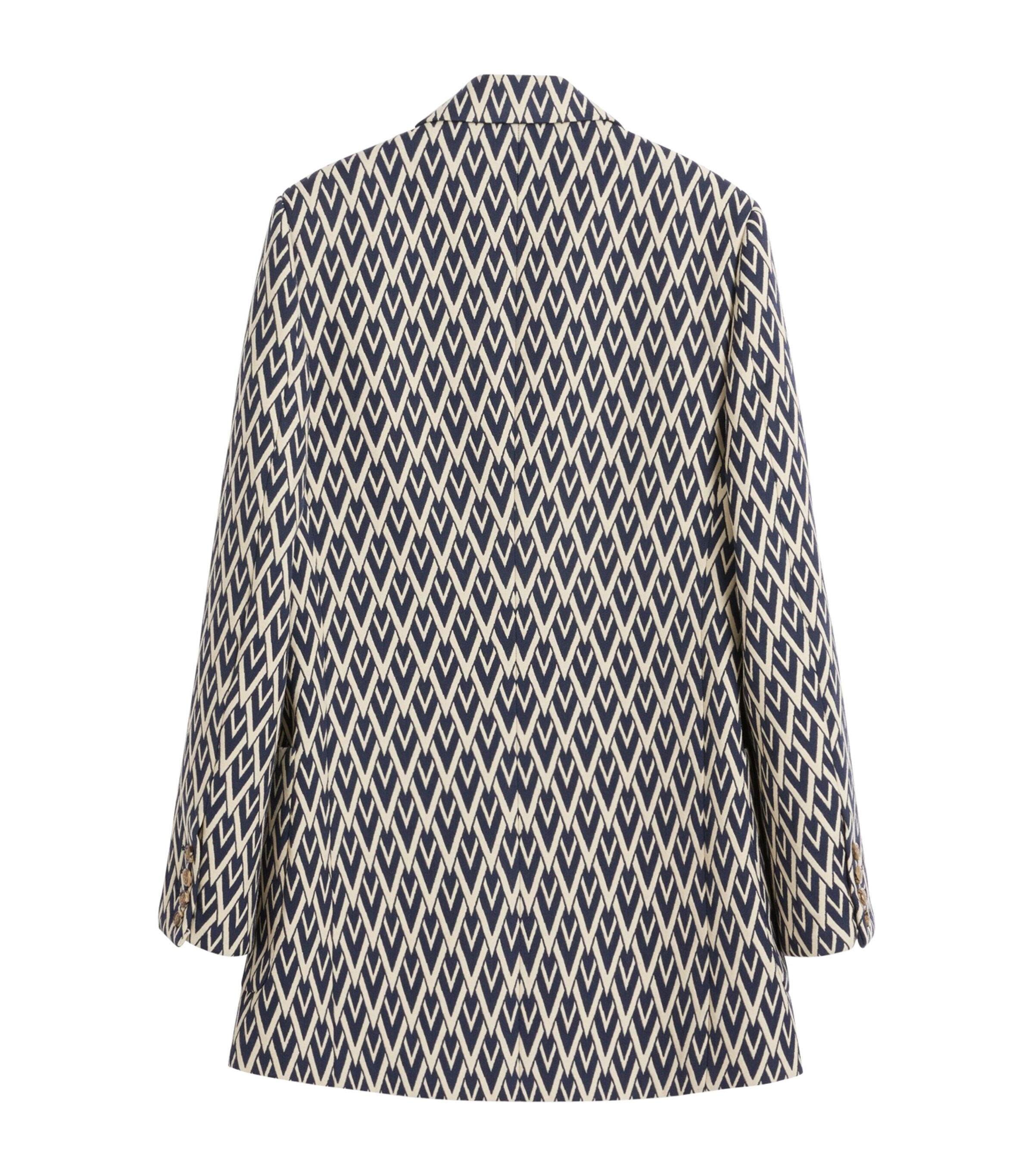 Valentino Multi Wool Logo Coat | Harrods US