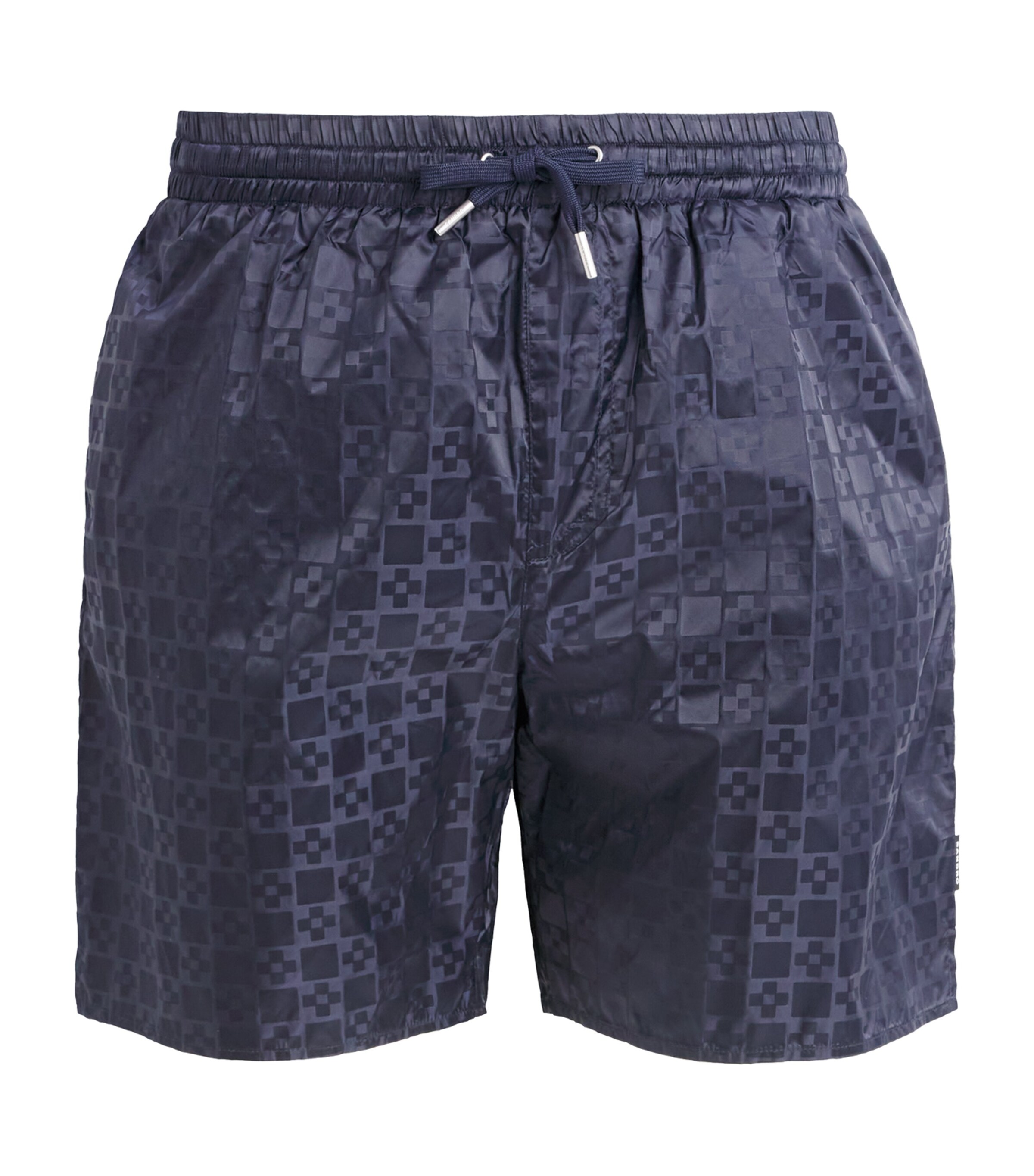 Sandro Paris Blue Logo Jacquard Swim Shorts | Harrods UK