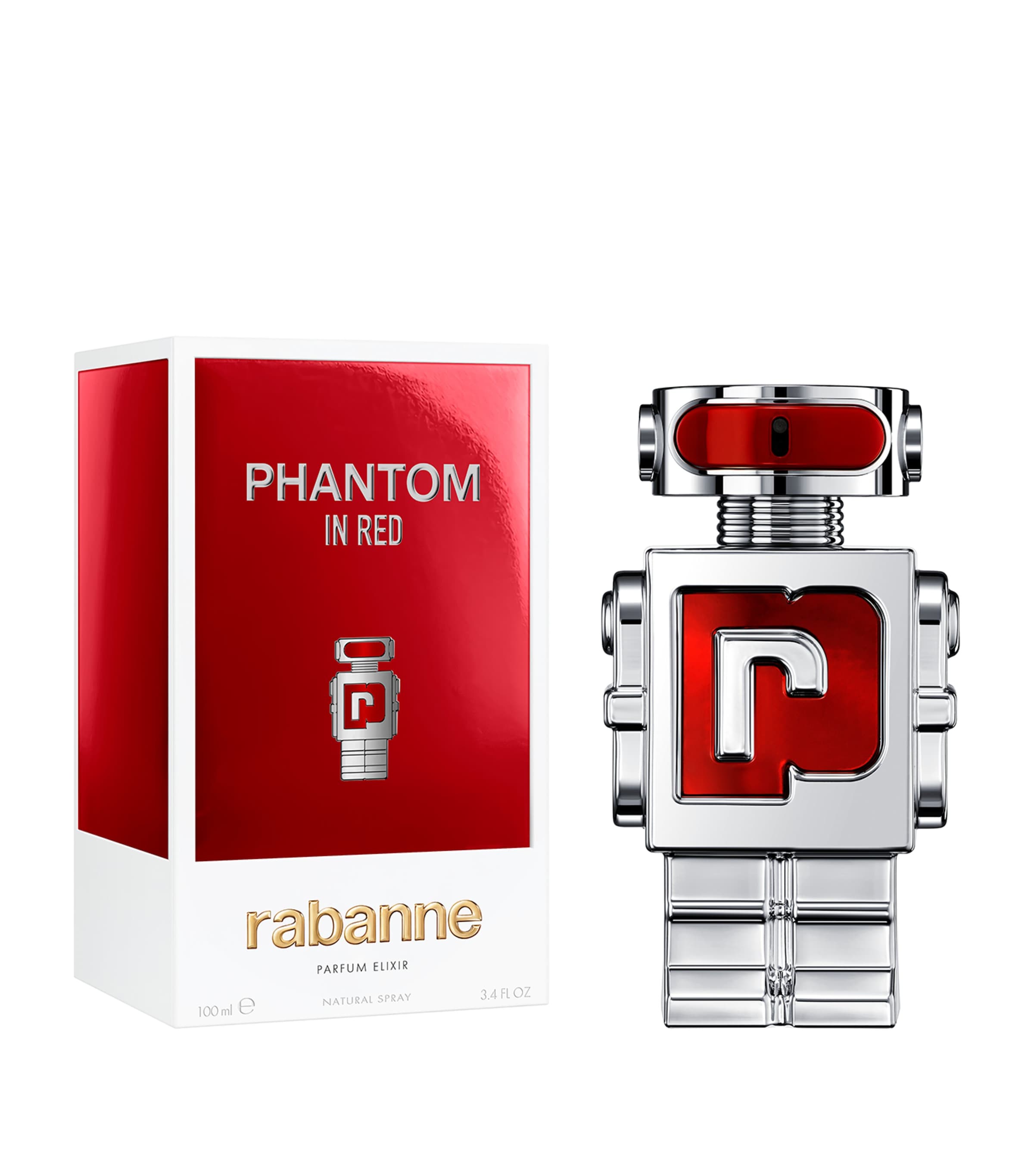 Paco Rabanne Phantom In Red Parfum Elixir (100ml) | Harrods JP