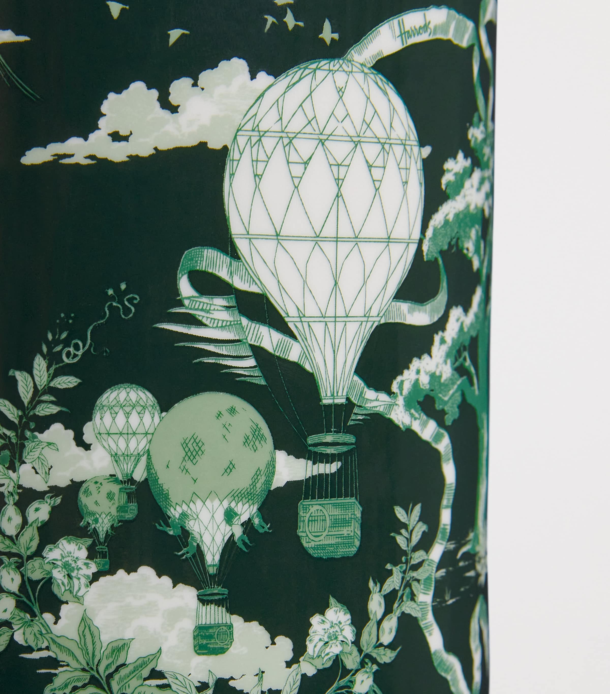 Harrods Fine Bone China Toile Vase (28cm) | Harrods US