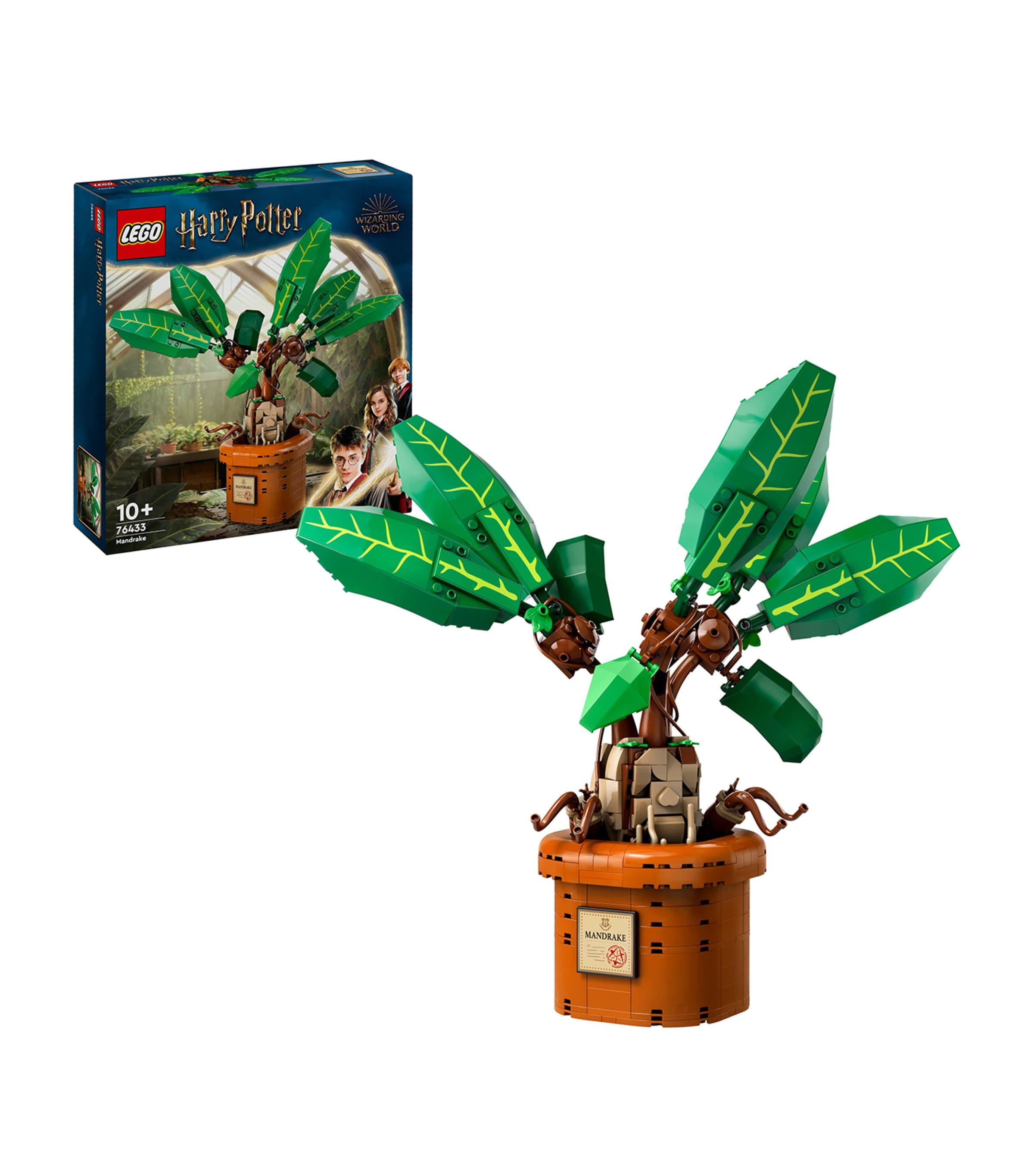Lego Harry Potter Mandrake Magical Plant Toy Figure 76433 | Harrods UK
