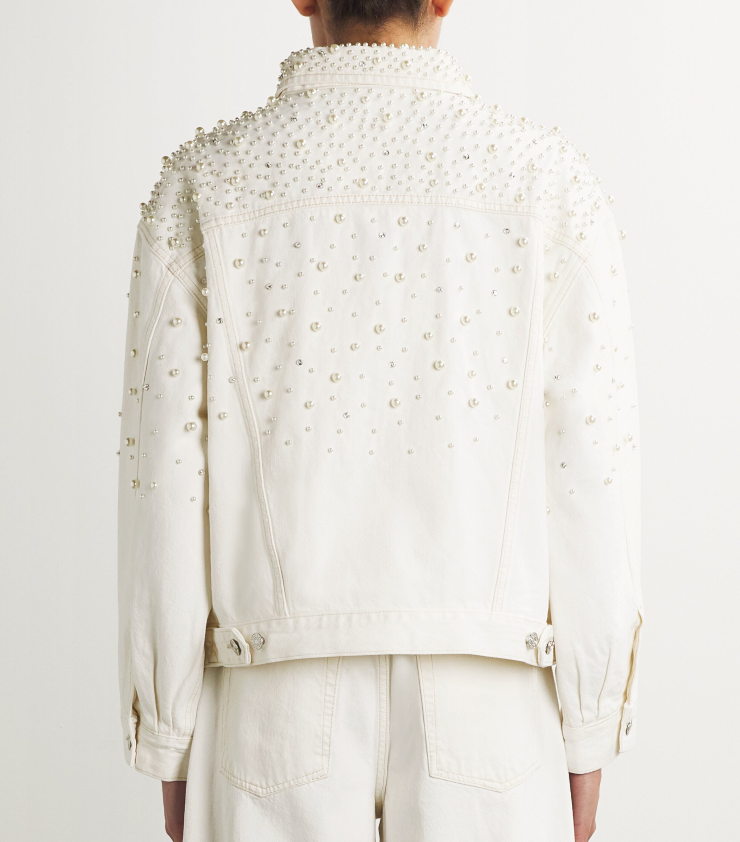 FRAME The Pearl Denim Jacket | Harrods US
