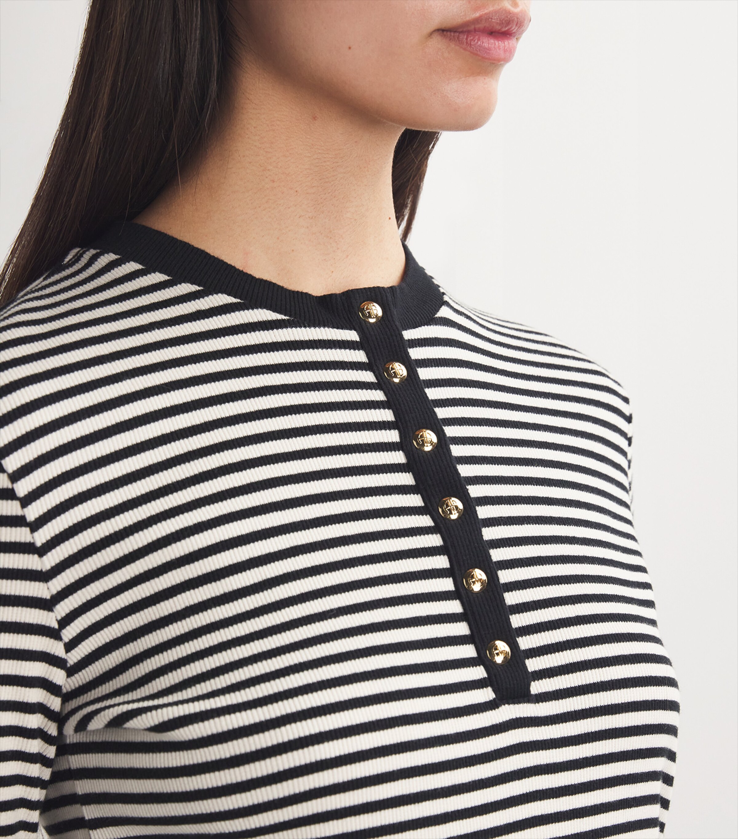 ANINE BING Alessia Long-Sleeve Top | Harrods US