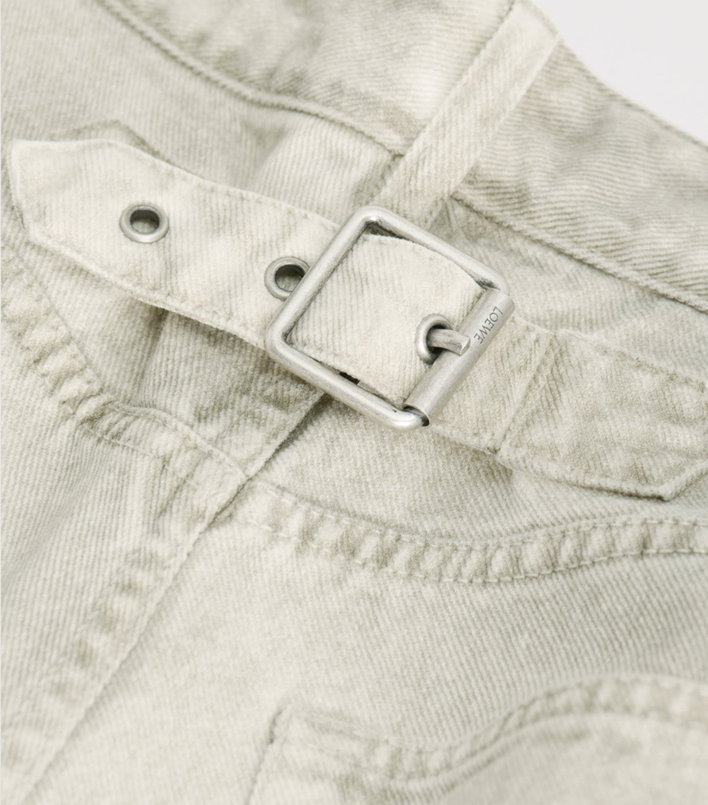 LOEWE Grey Anagram Wide-Leg Jeans | Harrods NZ