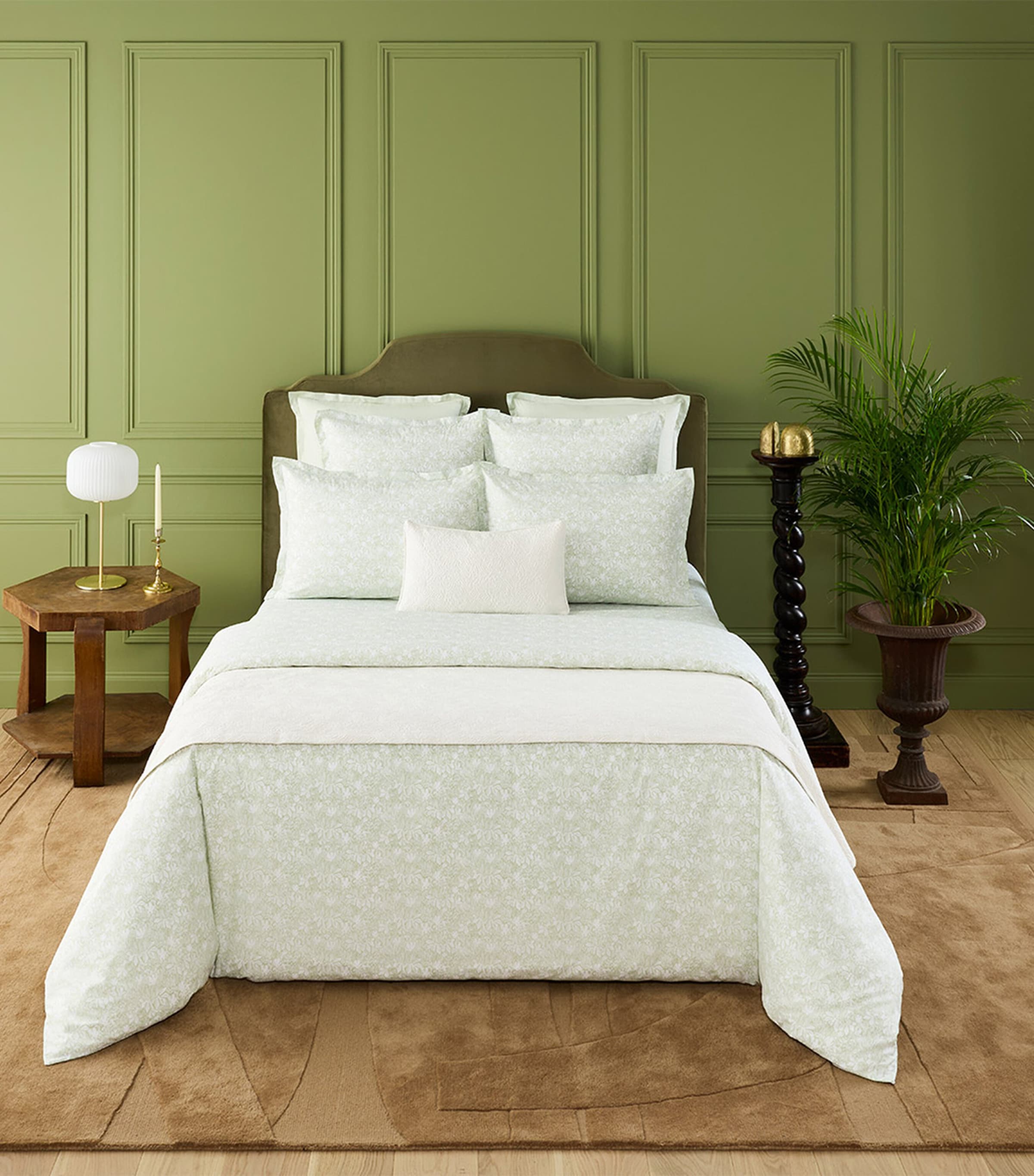 Yves Delorme Capri Amande Single Duvet Cover (140cm x 200cm) | Harrods CA