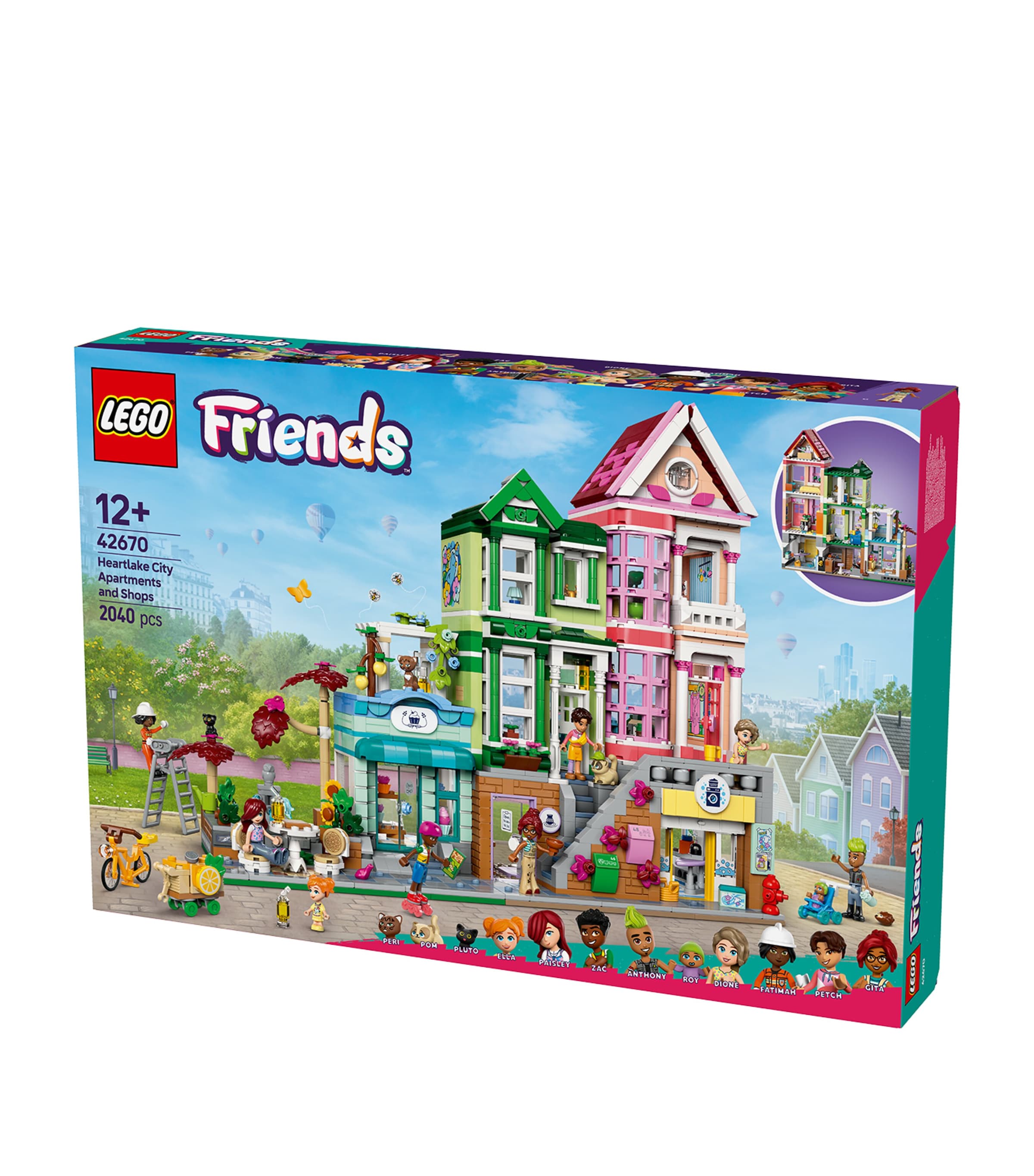 Lego Friends Heartlake City Apartments and Stores 42670 | Harrods UK
