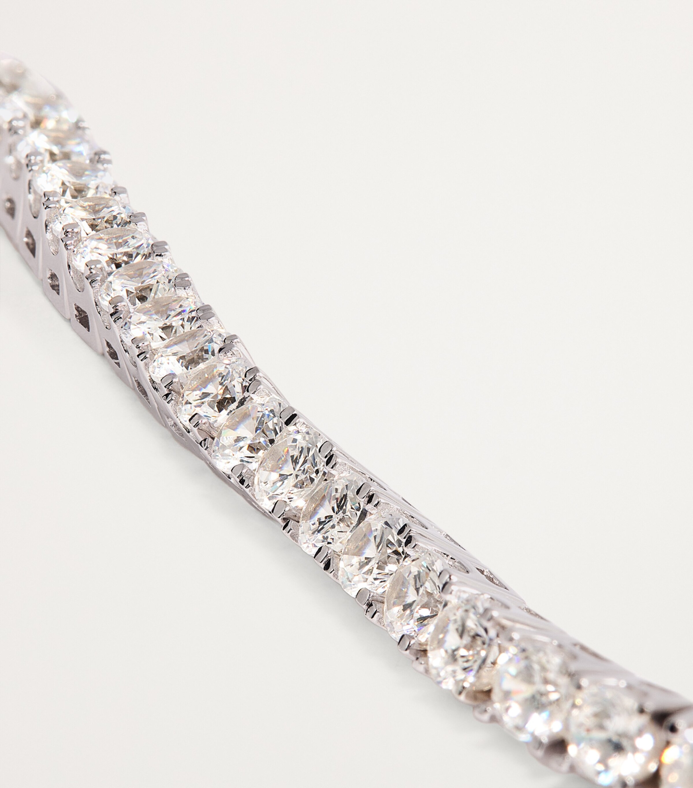 Hatton Labs Sterling Silver Classic Tennis Bracelet Harrods UK
