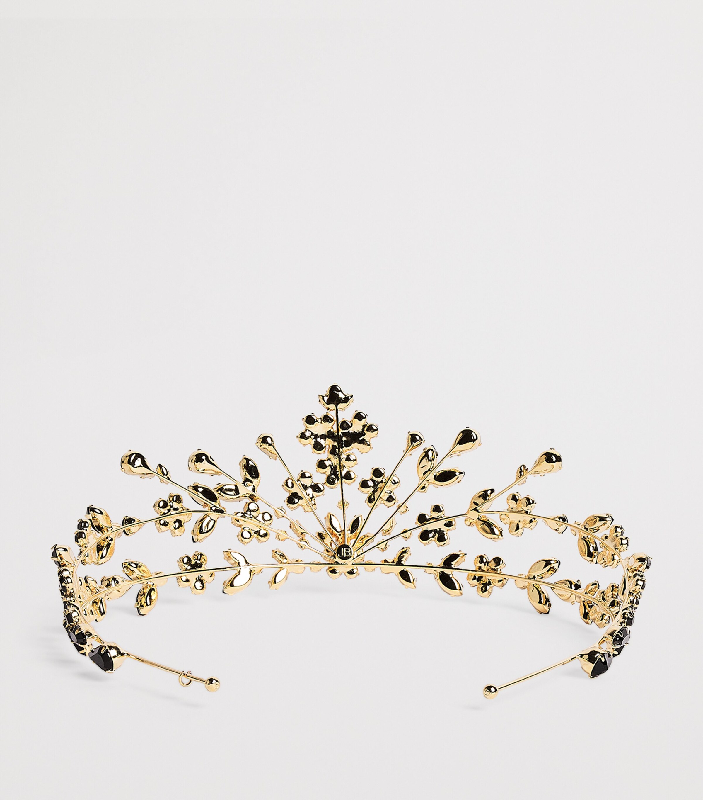 Jennifer Behr Black Crystal-Embellished Mariam Headband | Harrods US
