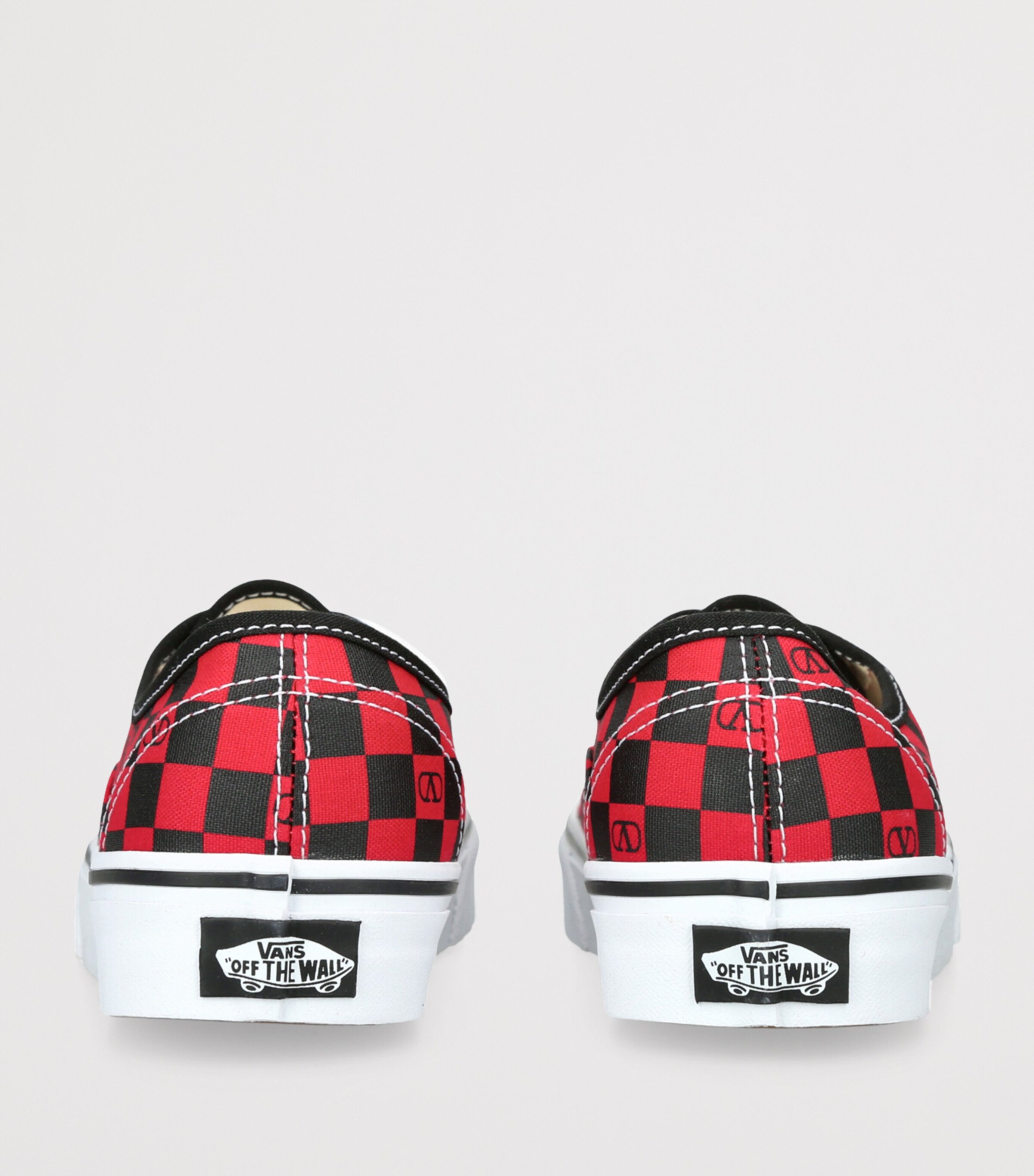 Valentino Garavani Red x Vans Canvas Checkerboard Sneakers | Harrods US