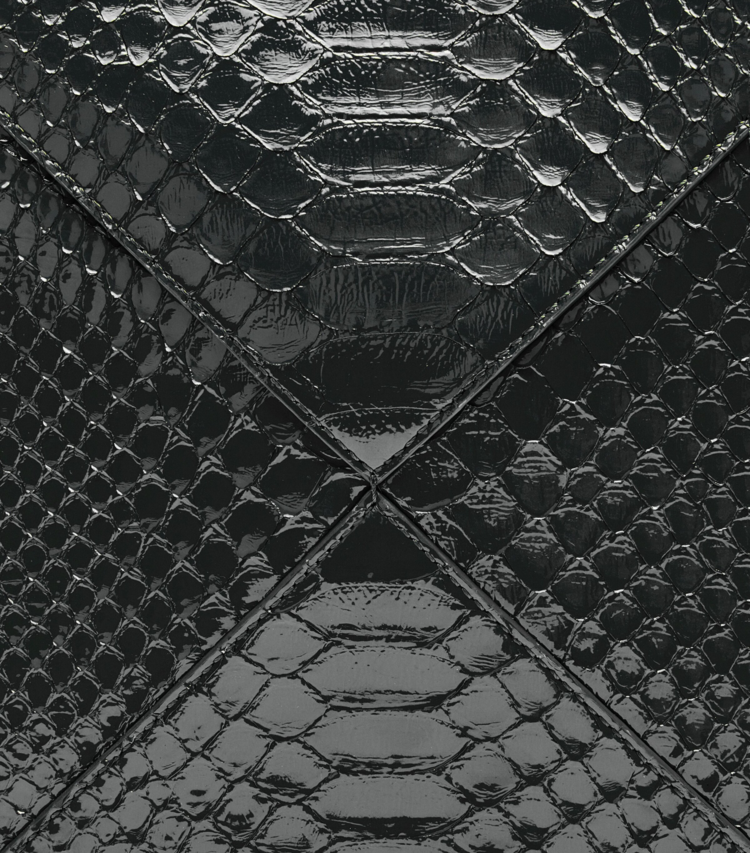 LOEWE Black Large Snakeskin Puzzle Fold Tote Bag | Harrods US