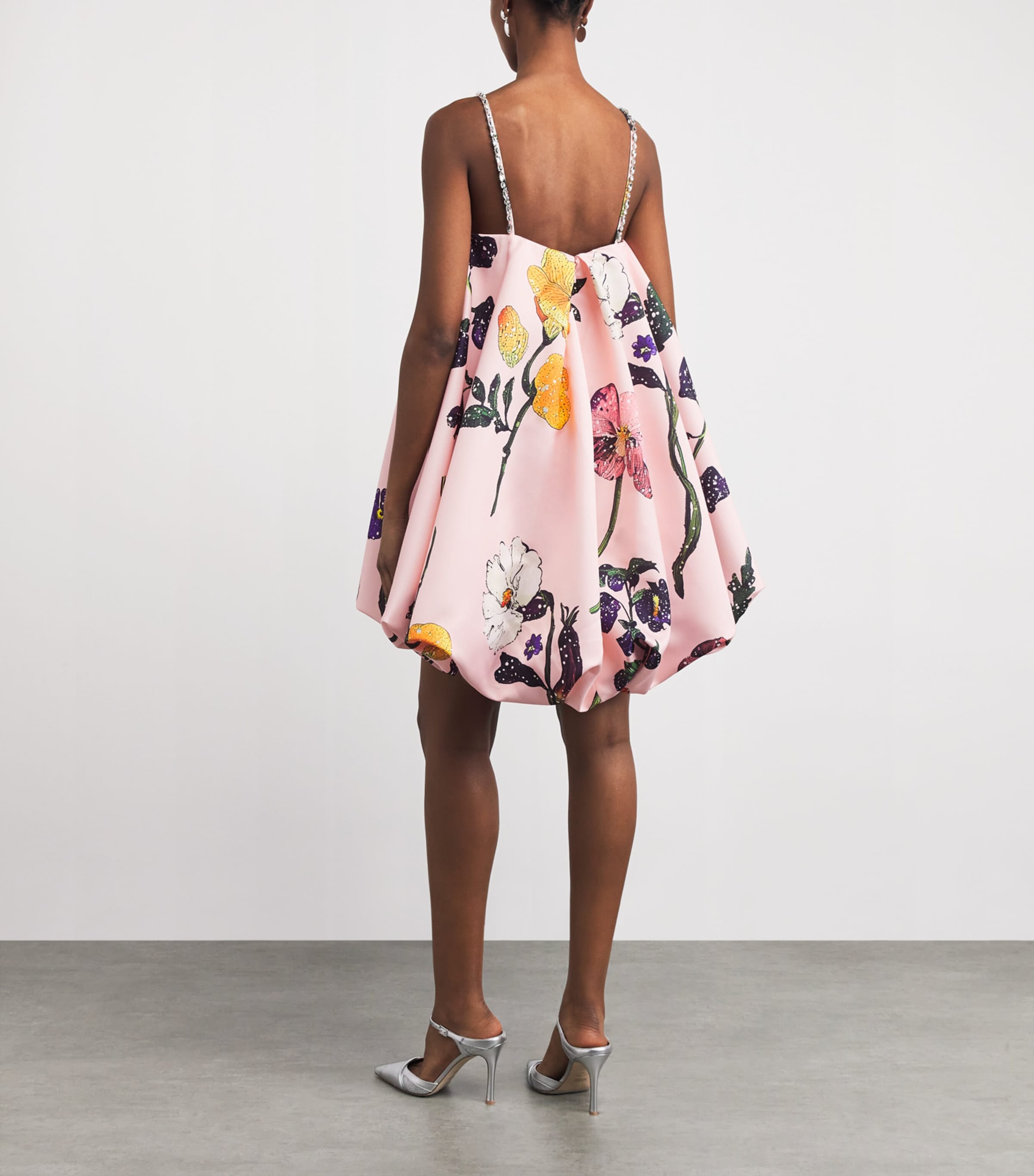 LEO LIN Multi Embellished Floral Mini Dress | Harrods IN