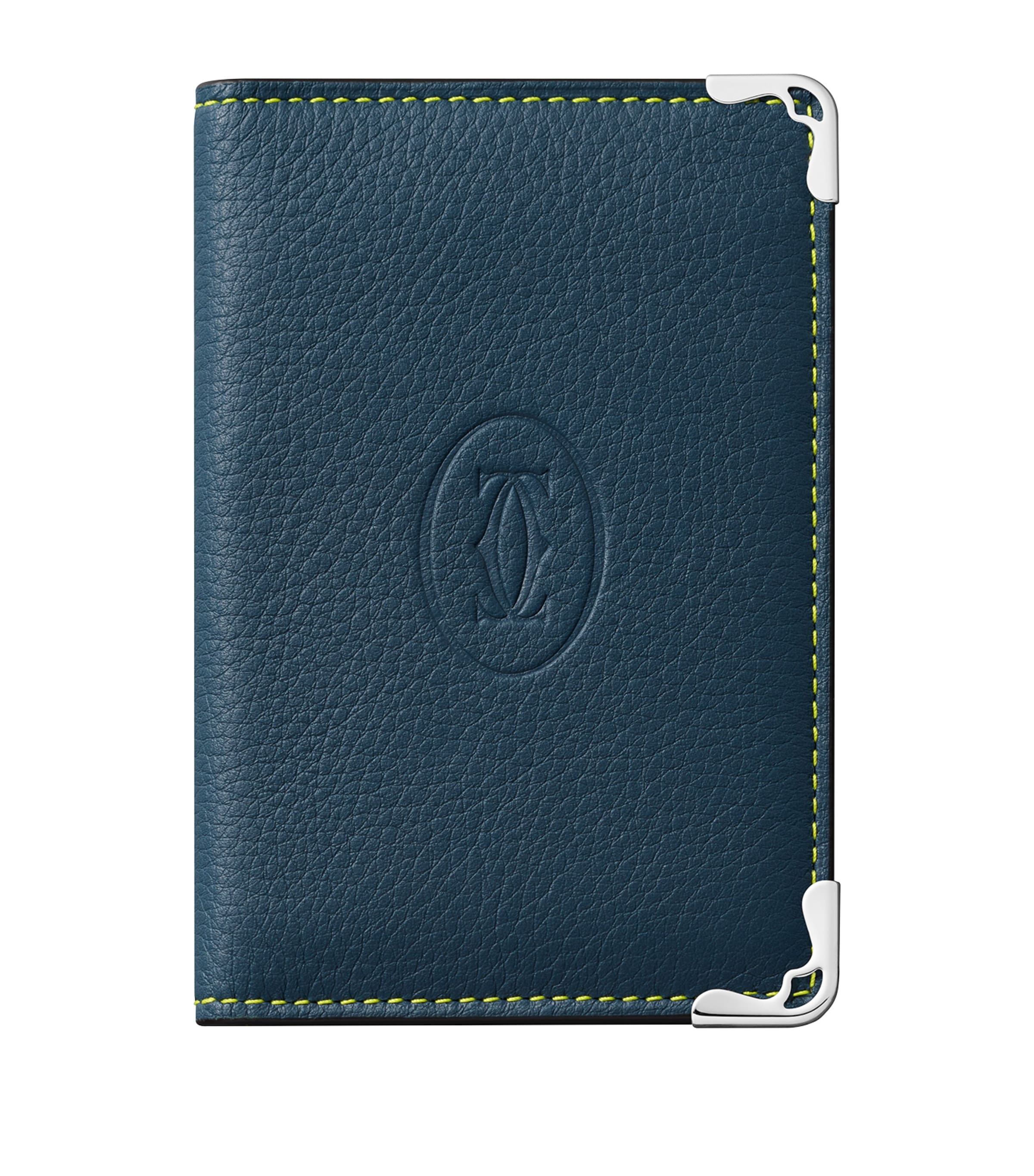 Cartier Grey Leather Must de Cartier Card Holder | Harrods UK