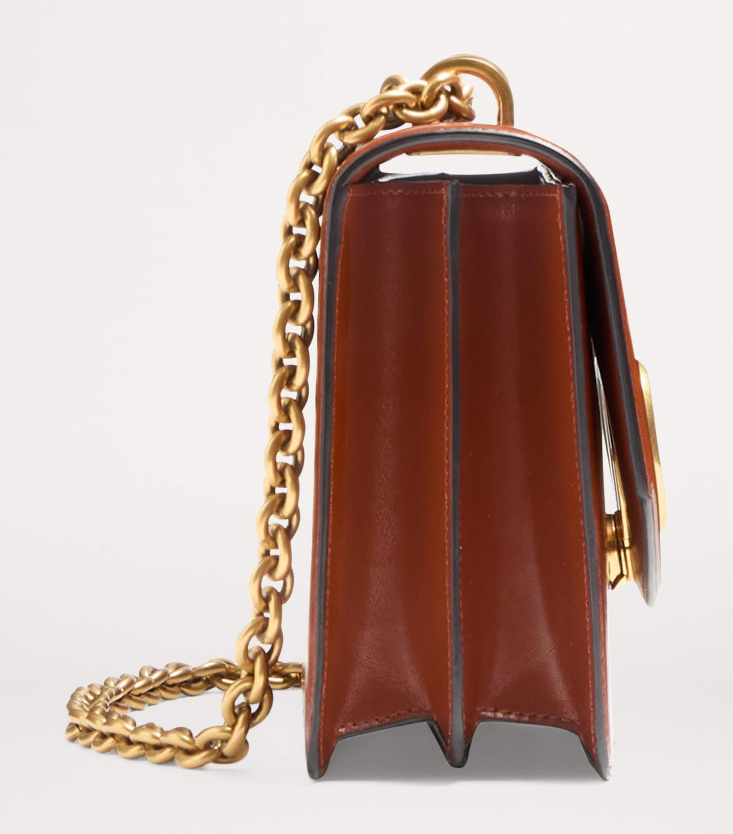 Valentino Garavani Calf Leather Vain Shoulder Bag | Harrods US