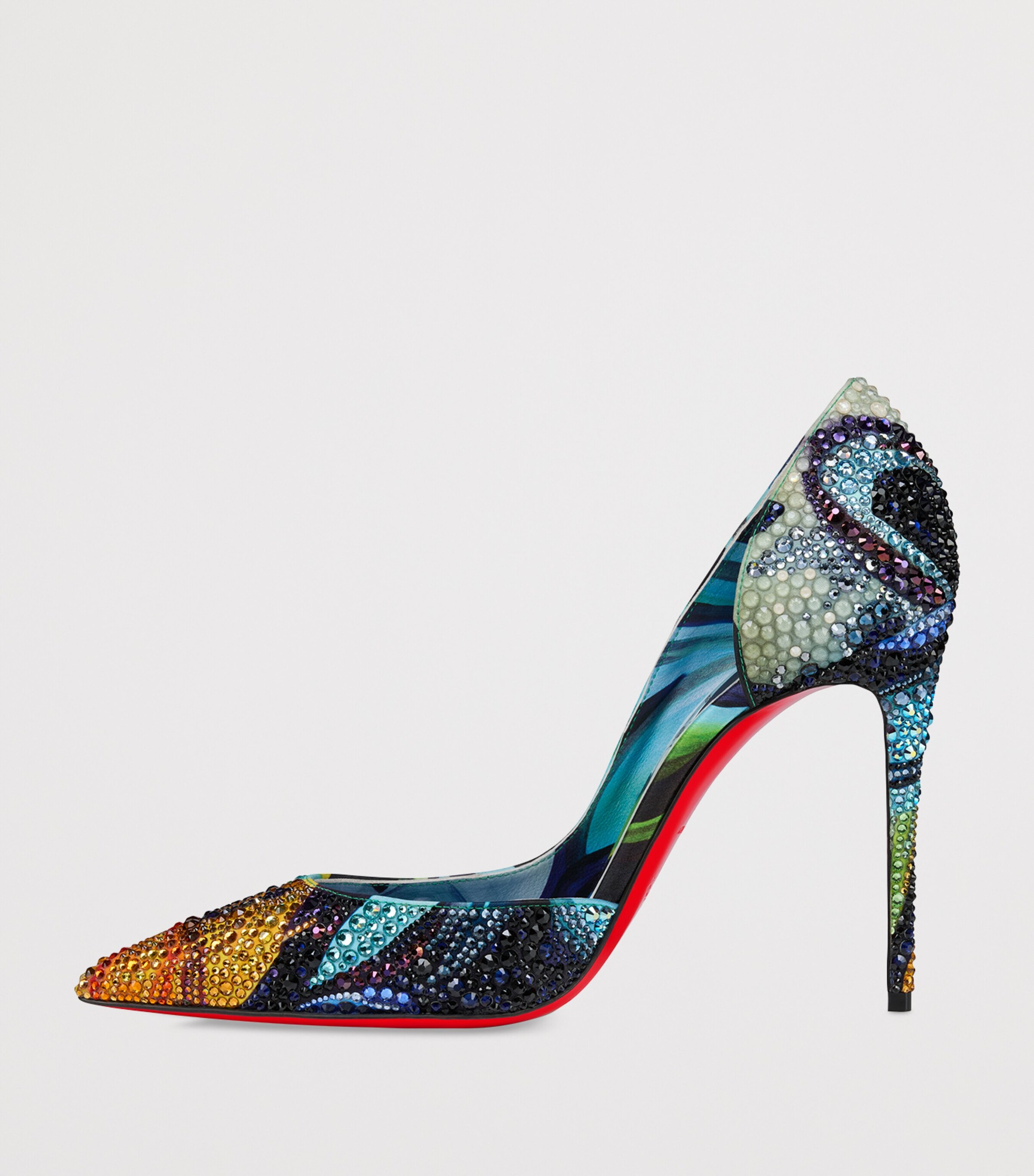 Christian Louboutin Multi Iriza Floral Strass Pumps 100 | Harrods US