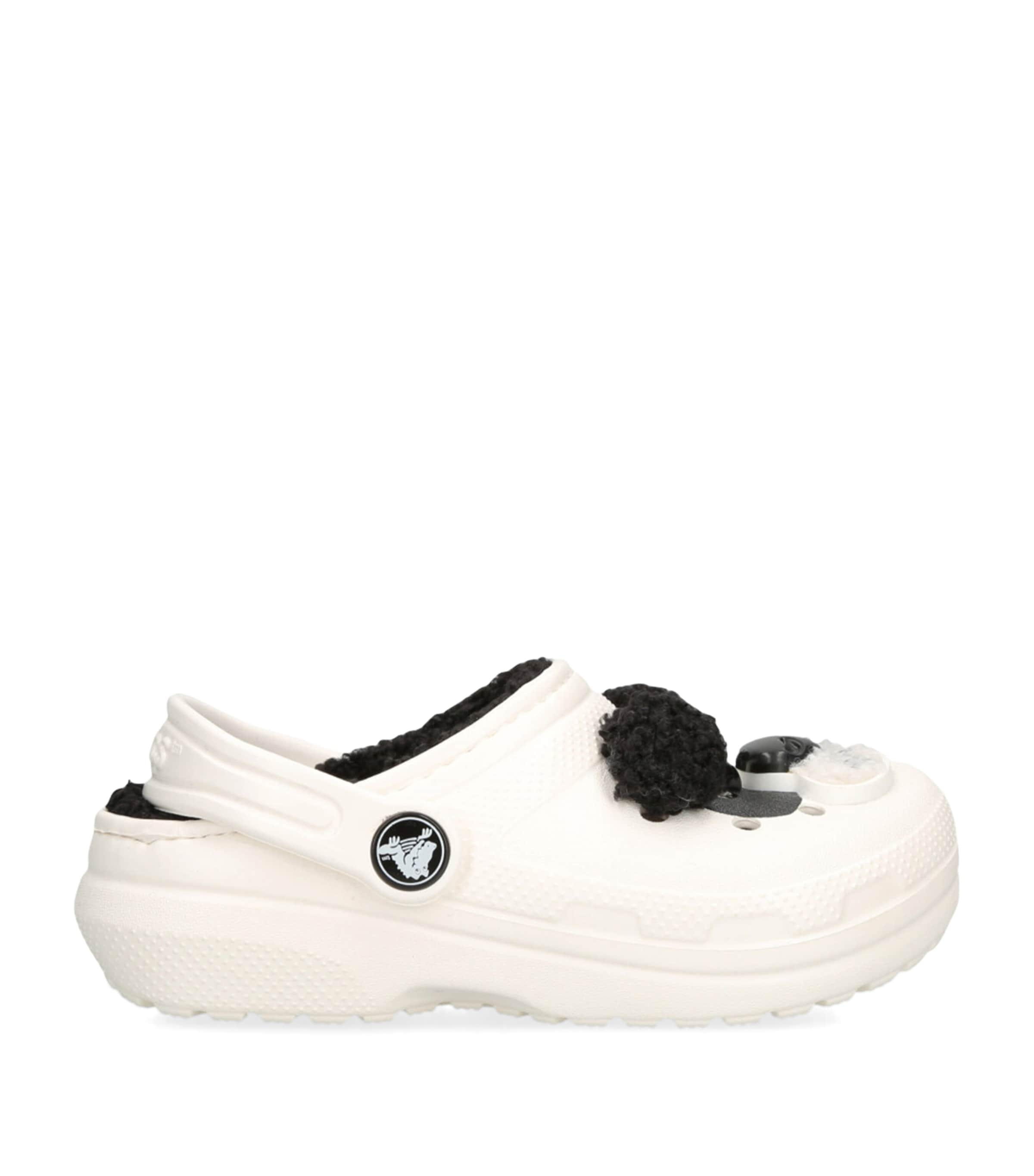 CROCS KIDS Classic Lined Panda Clogs | Harrods US
