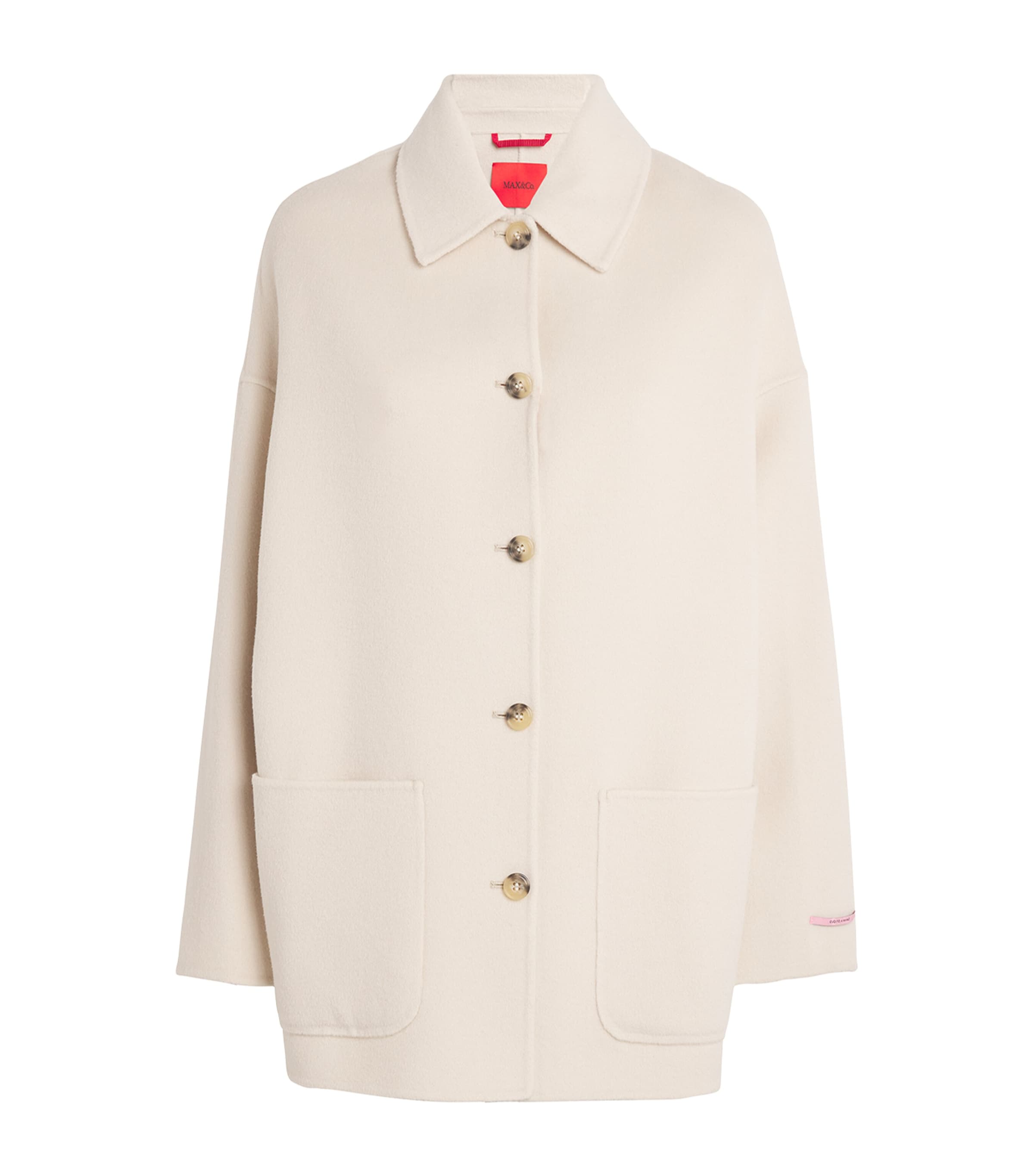 Max & Co Wool-blend Double-sided Jacket In Neutral | ModeSens