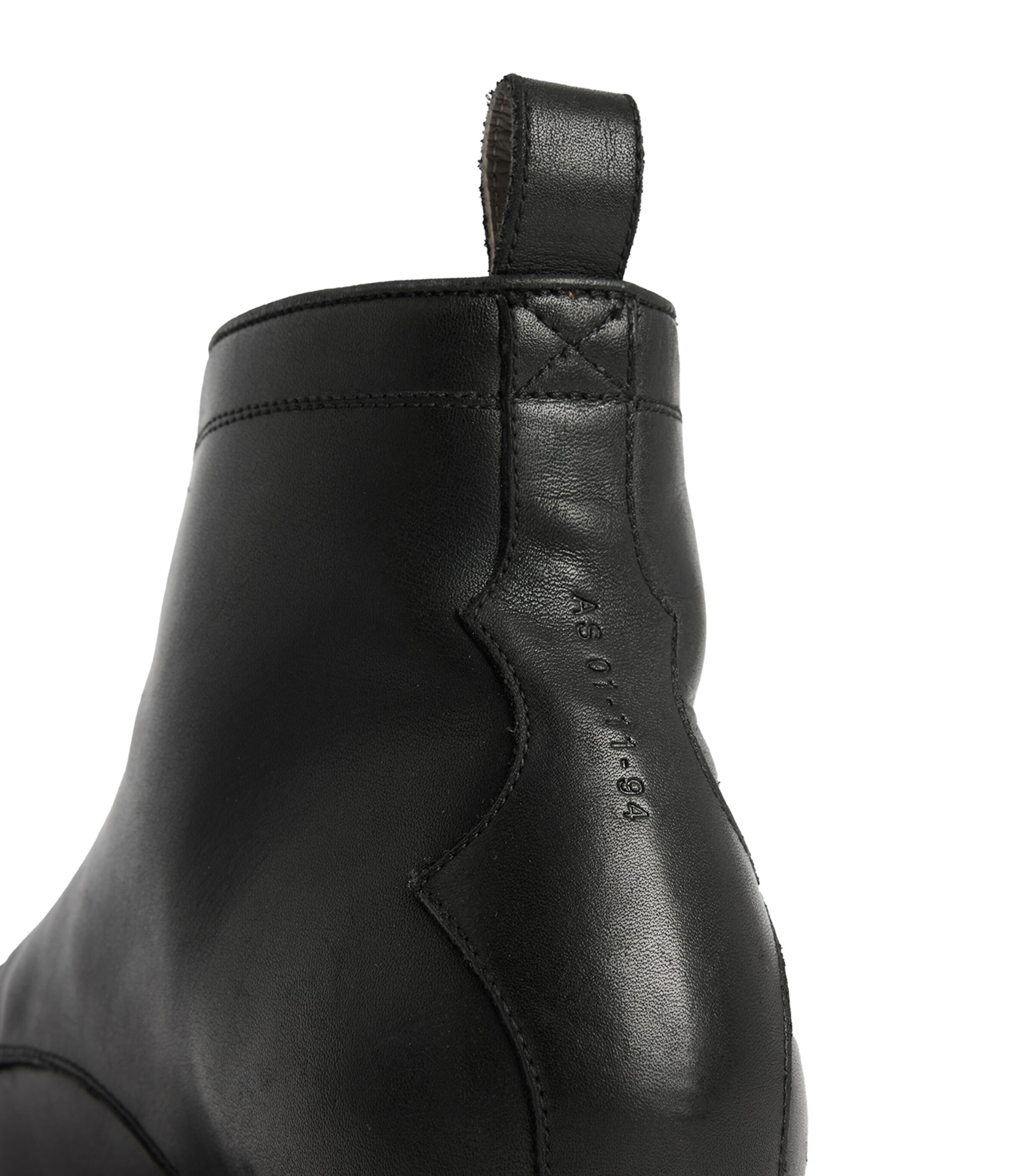 AllSaints Black Leather Drago Boots | Harrods UK