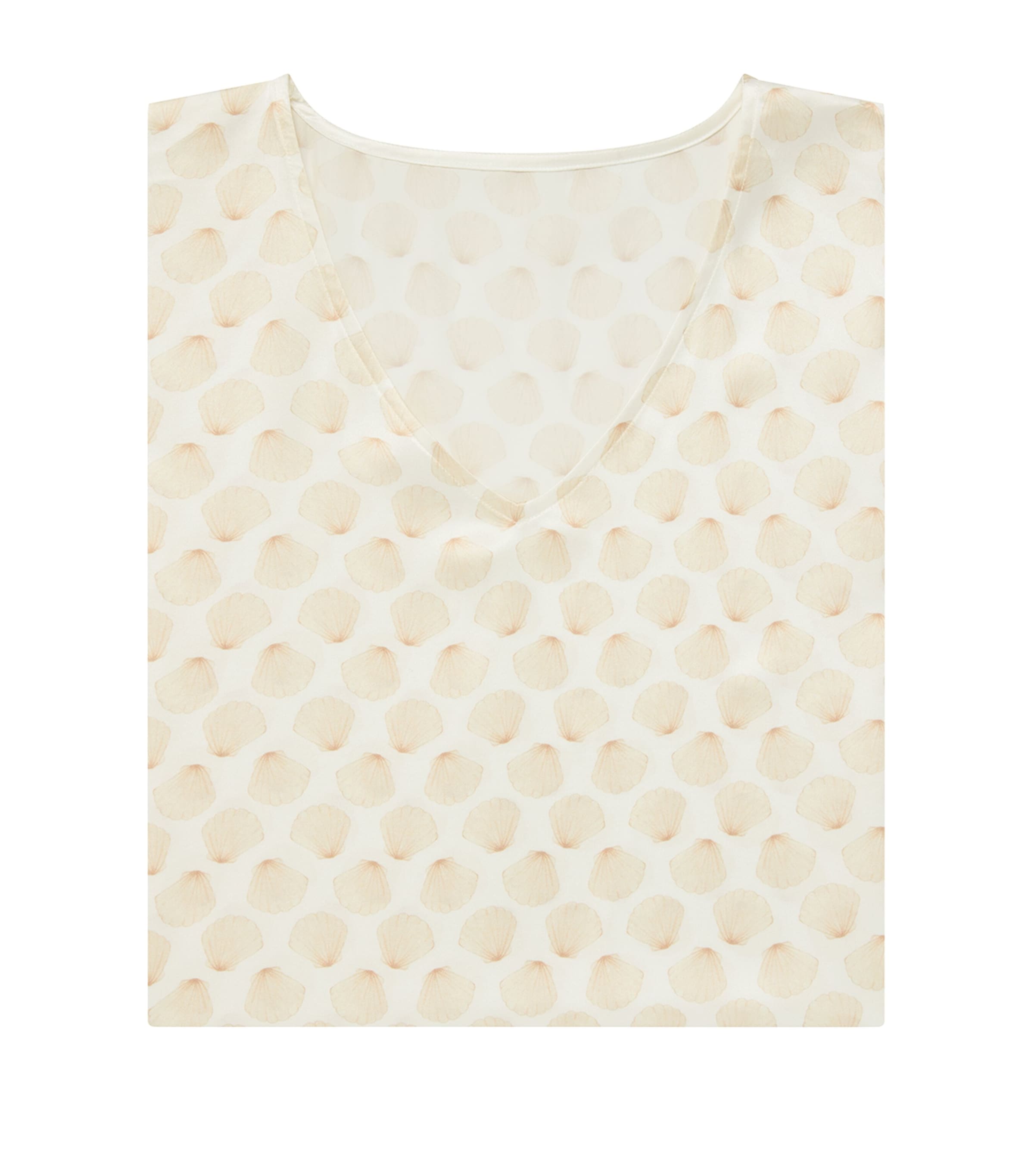 Gingerlily x Memo Press Mulberry Silk Seashells Kaftan Robe | Harrods AU