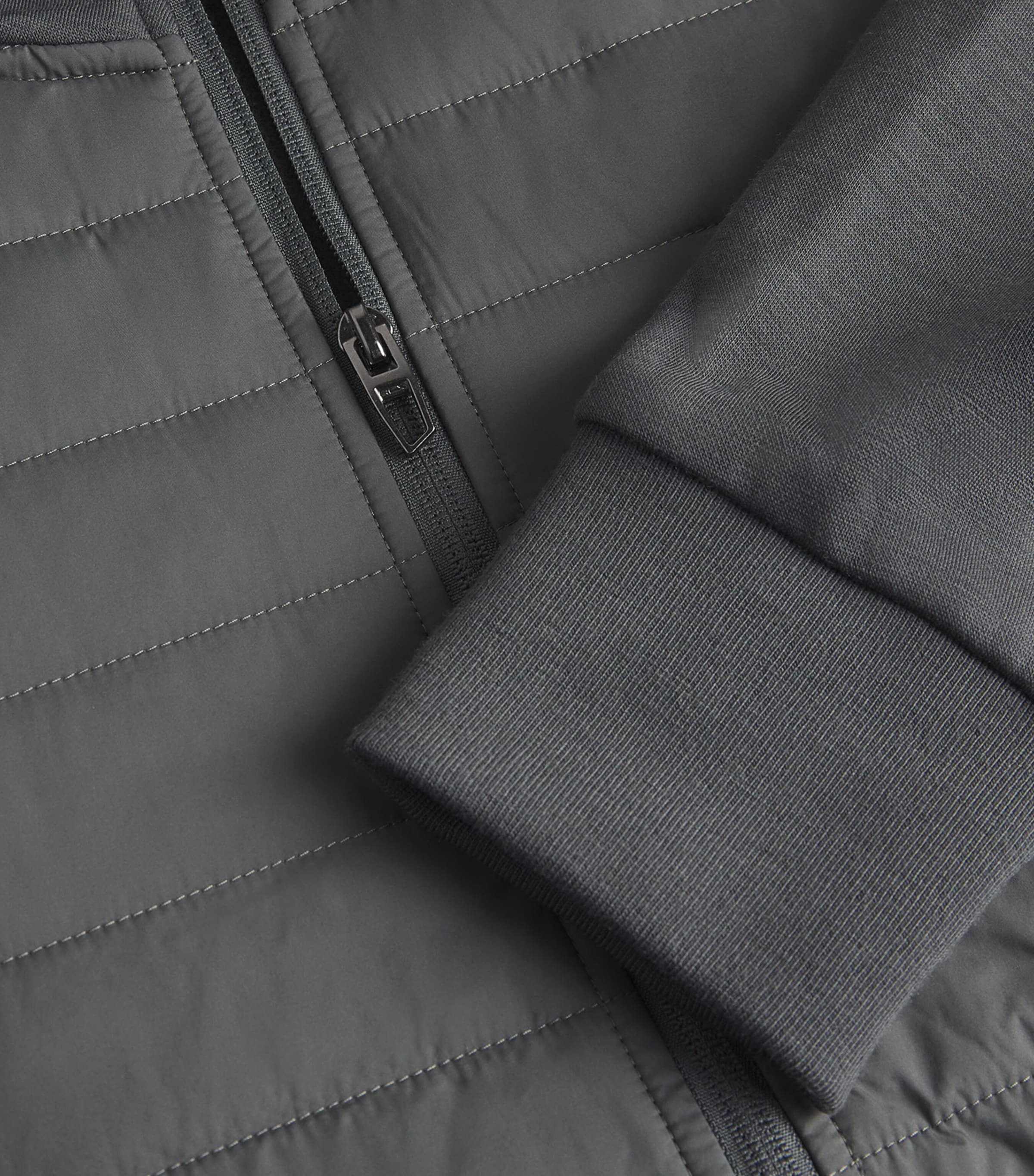 RLX Ralph Lauren Grey Hybrid High-Neck Jacket | Harrods AU