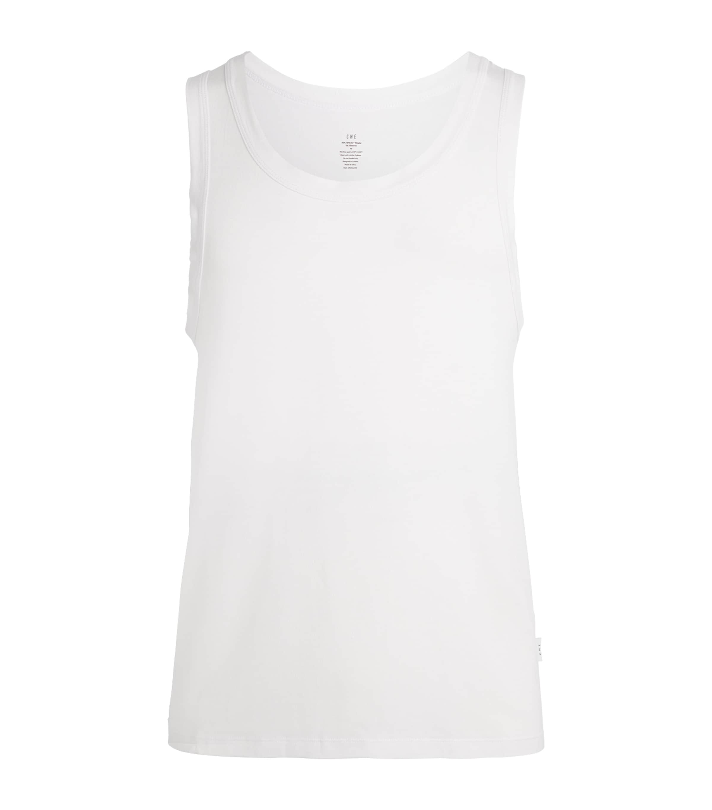 CHÉ White Modal-Blend Body Tank Top | Harrods US