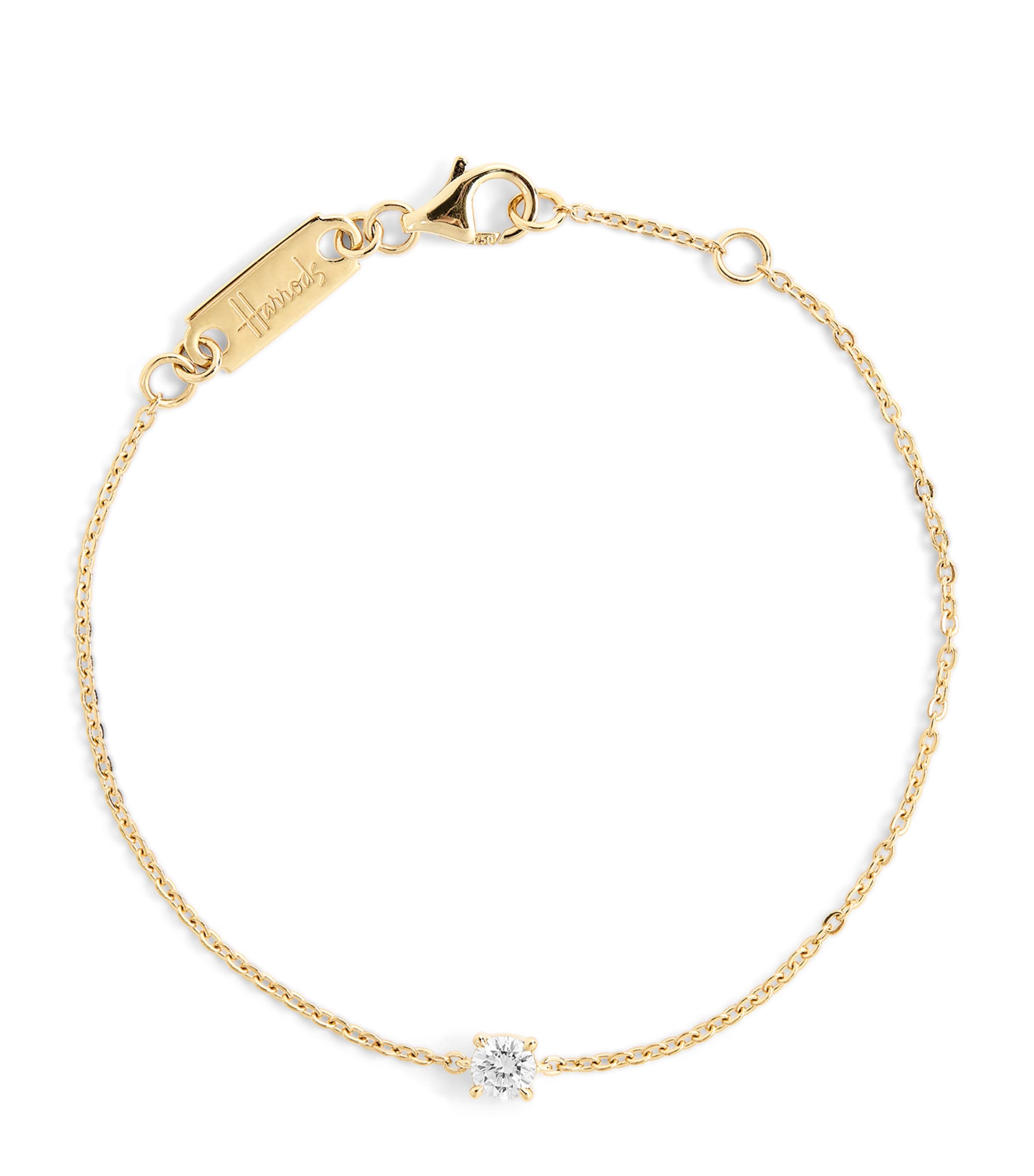 Harrods Yellow Gold and Diamond Bracelet (0.25ct) | Harrods US