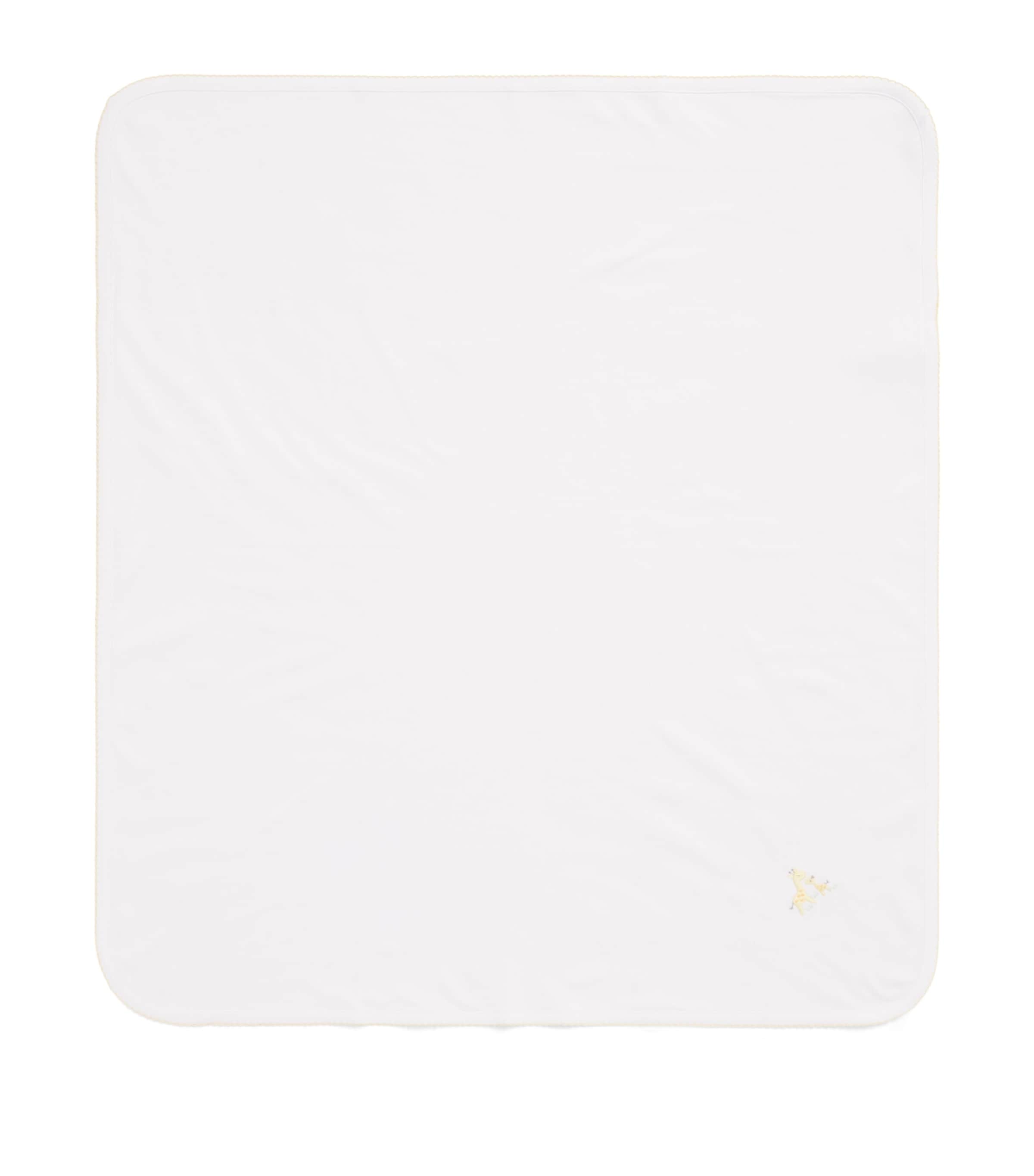 Kissy Kissy Pima Cotton Embroidered Giraffe Blanket | Harrods FR
