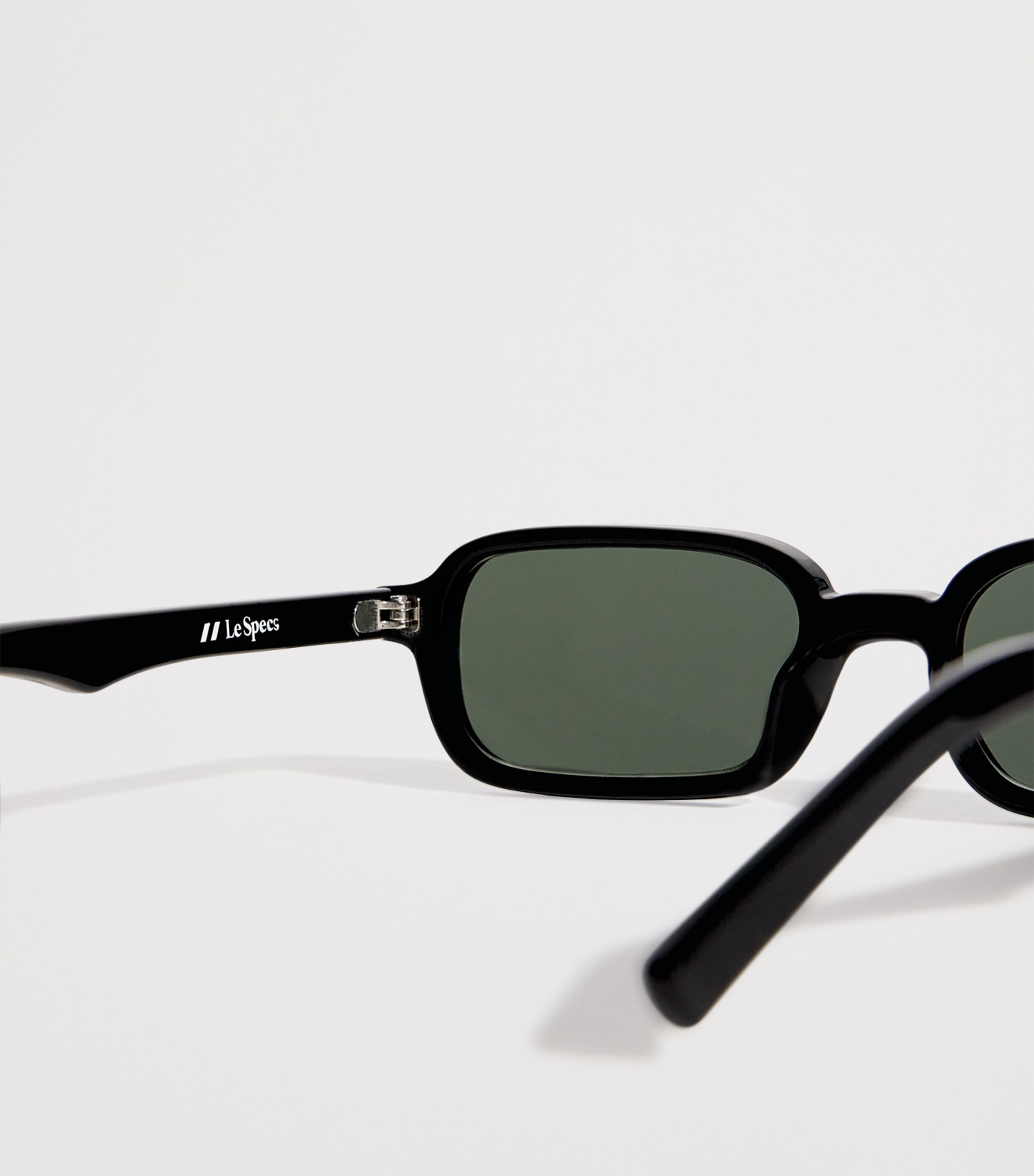Le Specs Black Rectangle Pilferer Sunglasses | Harrods US
