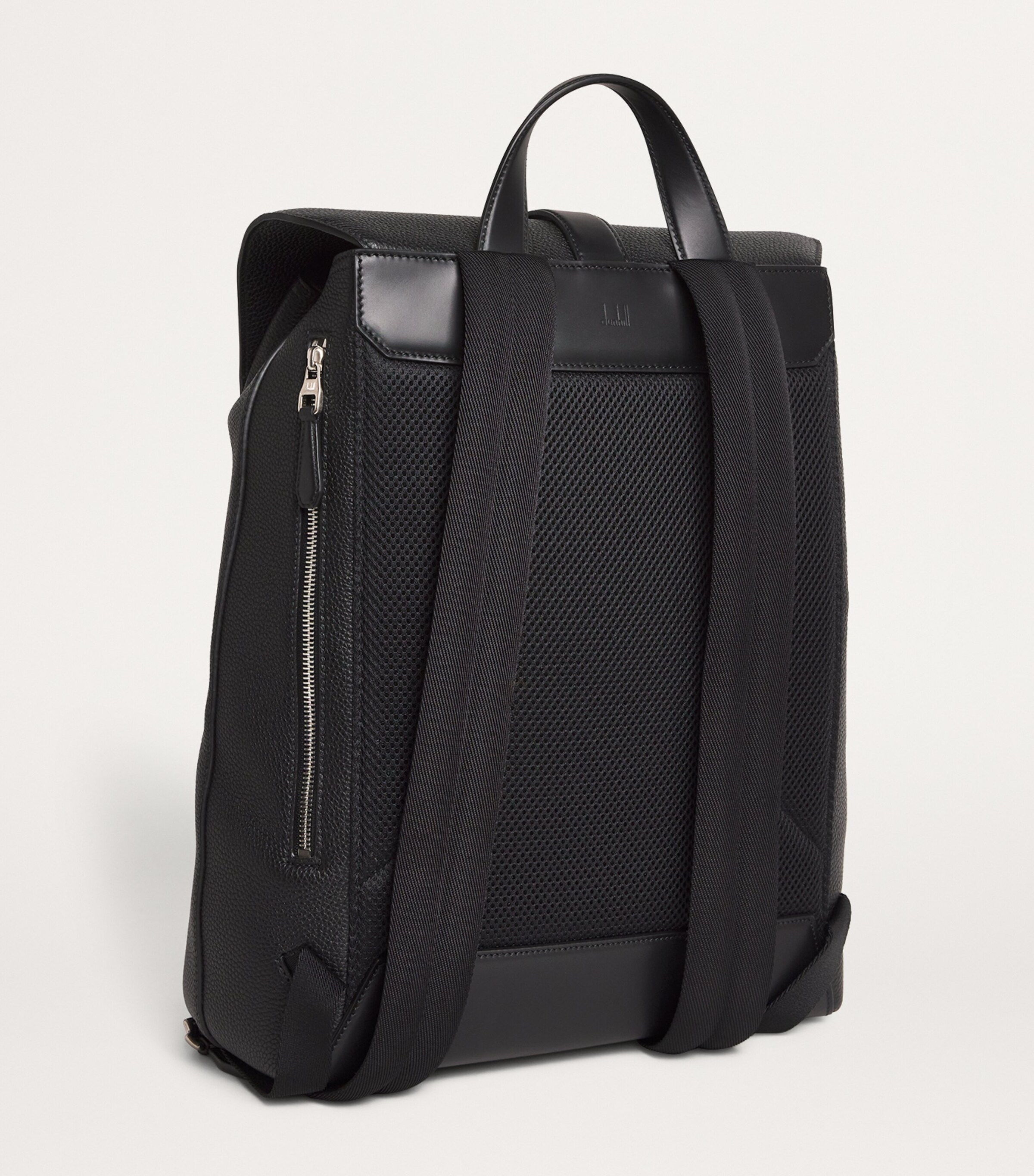 Dunhill Black Leather Harness Backpack | Harrods UK