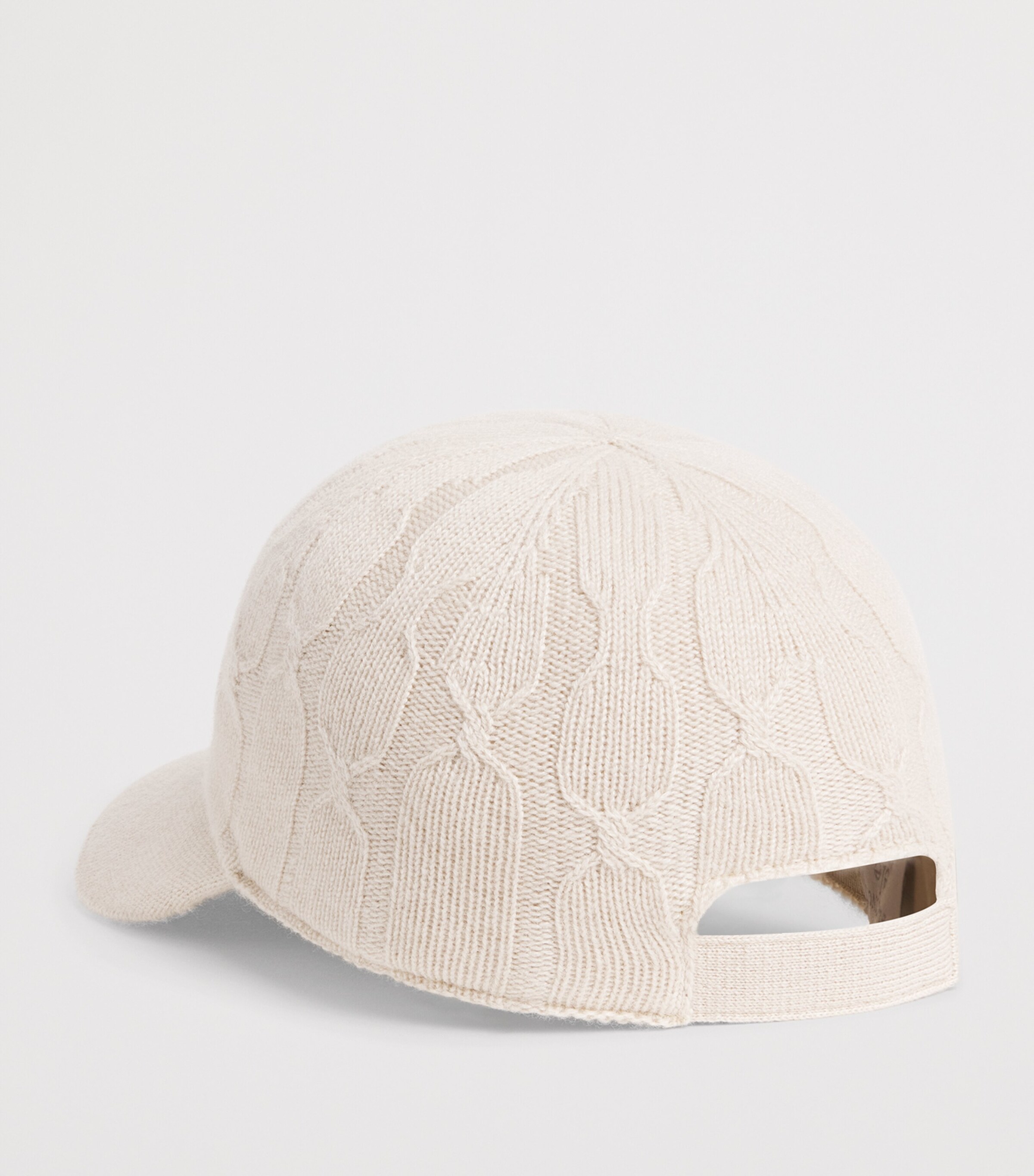 Eleventy Beige Cashmere-Blend Cable-Knit Baseball Cap | Harrods US