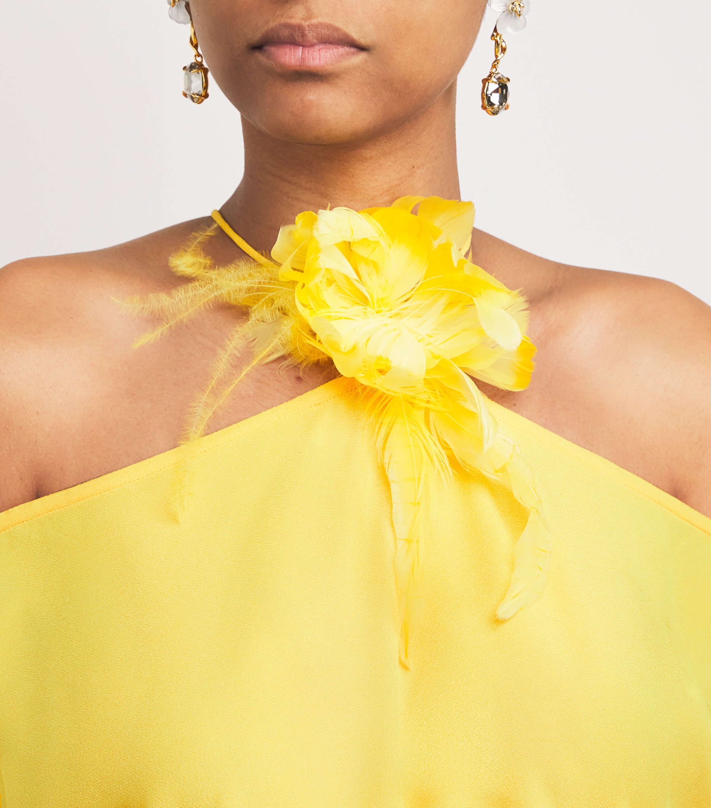 Taller Marmo Yellow Sza Sza Garden Kaftan Maxi Dress | Harrods US