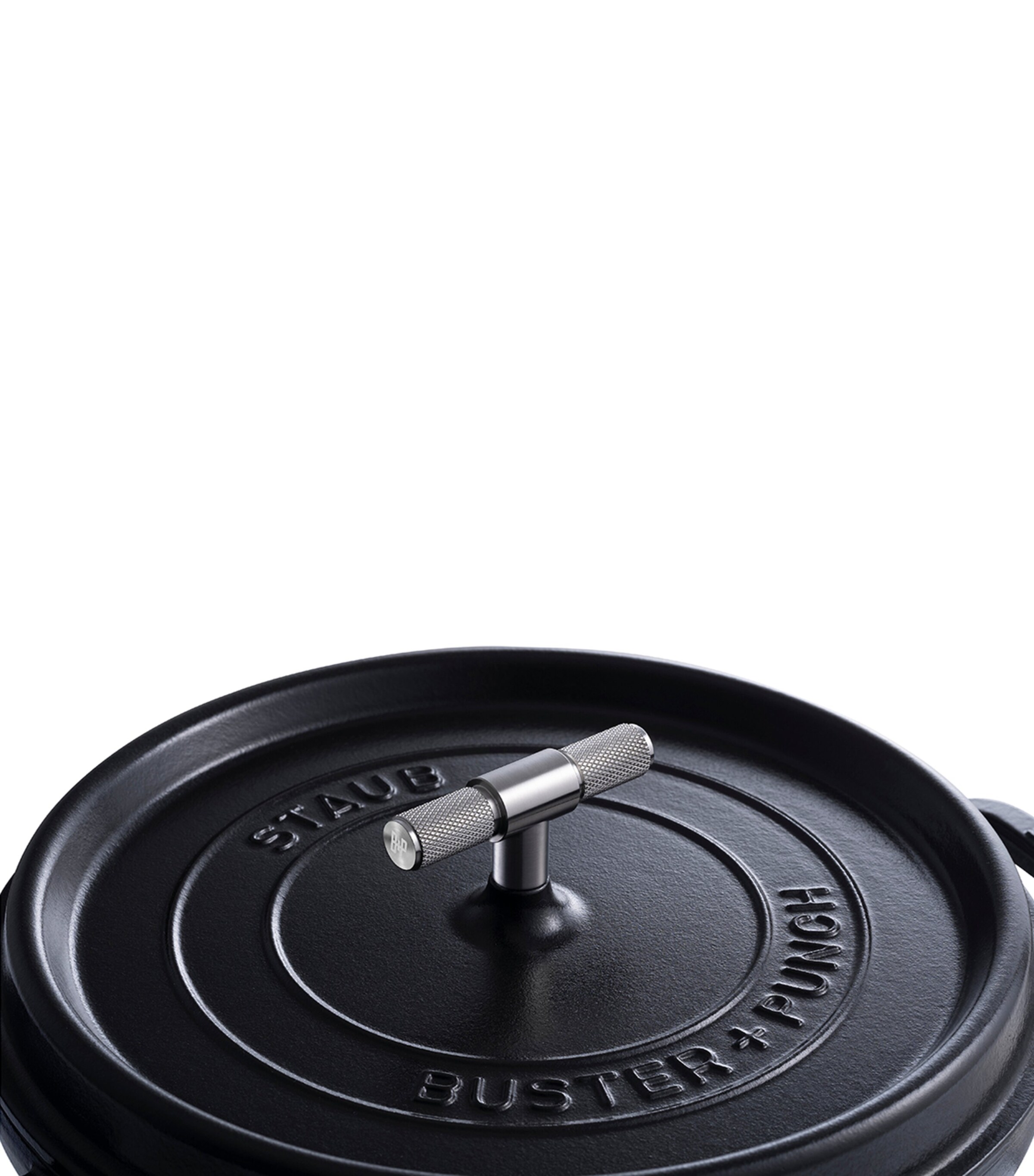 Staub x Buster + Punch Cocotte with Steel Knob (28cm) | Harrods US