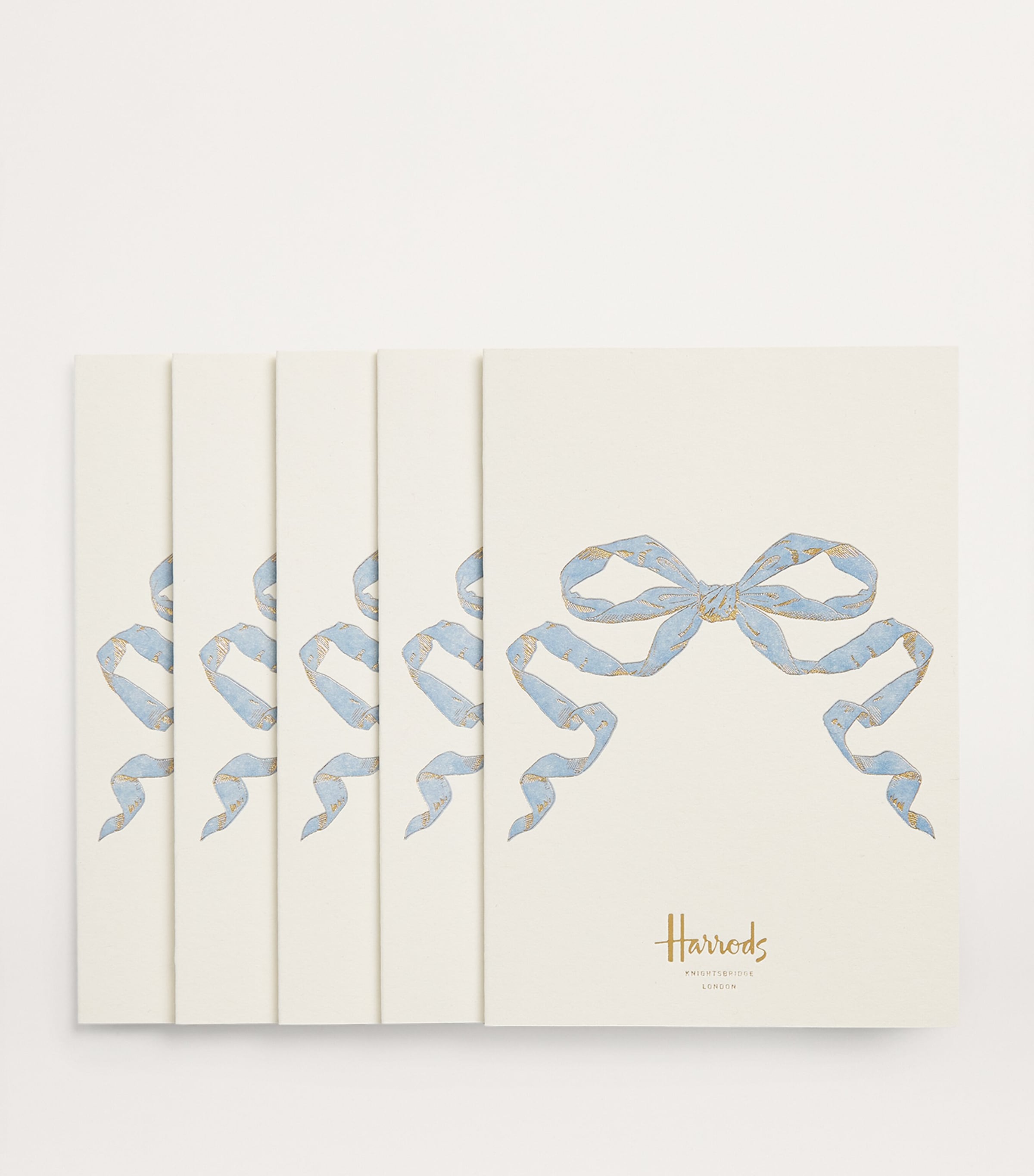 Harrods Pink Bow Cards (Pack of 5) | Harrods US