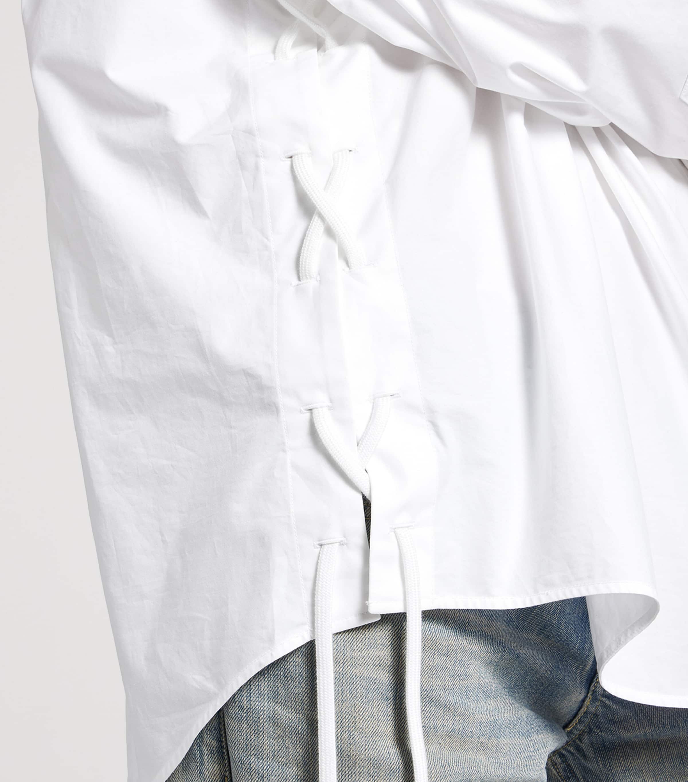 Balenciaga White Cotton Oversized Shirt | Harrods AU