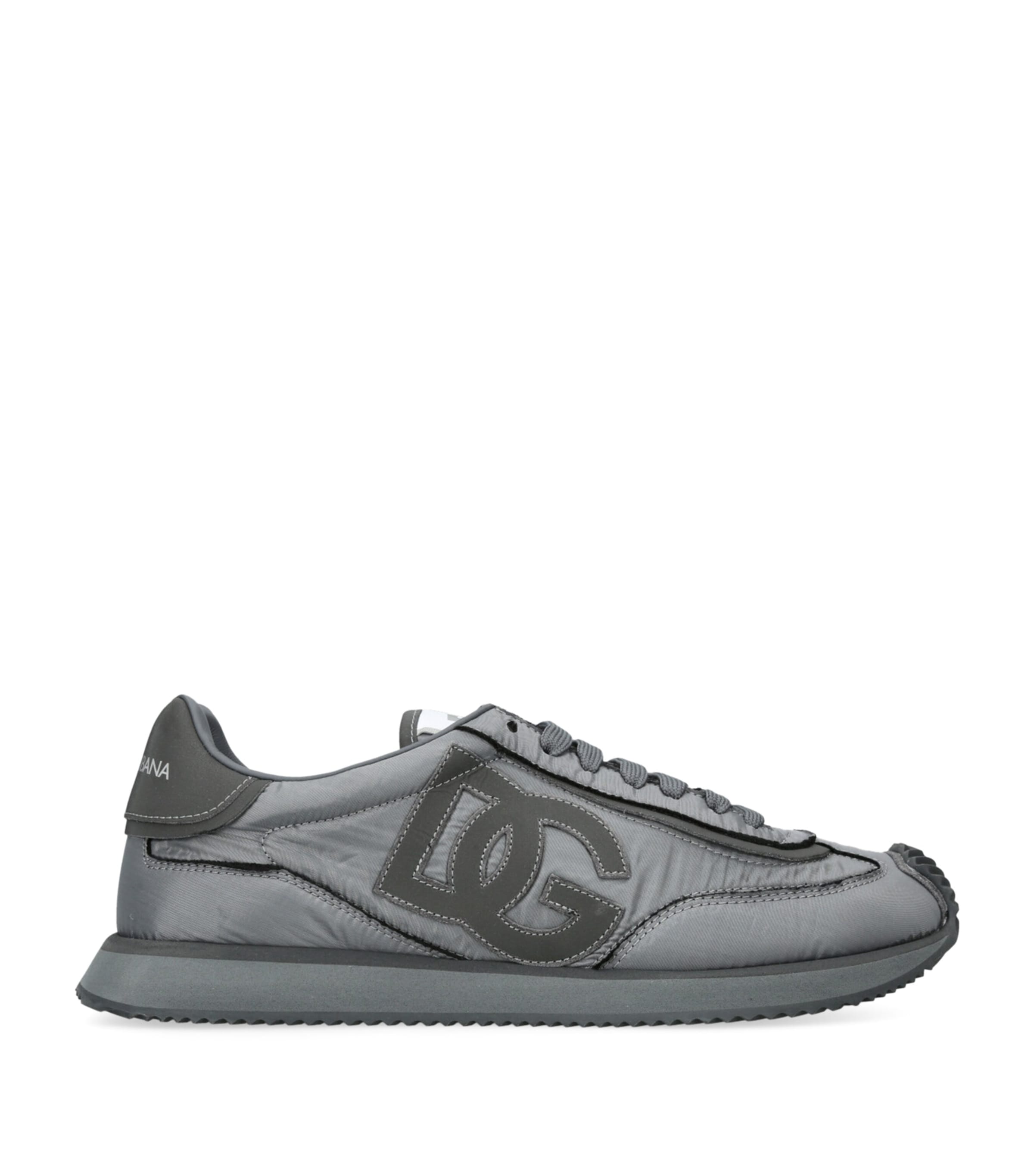 Dolce&Gabbana Grey DG Cushion Sneakers | Harrods HK