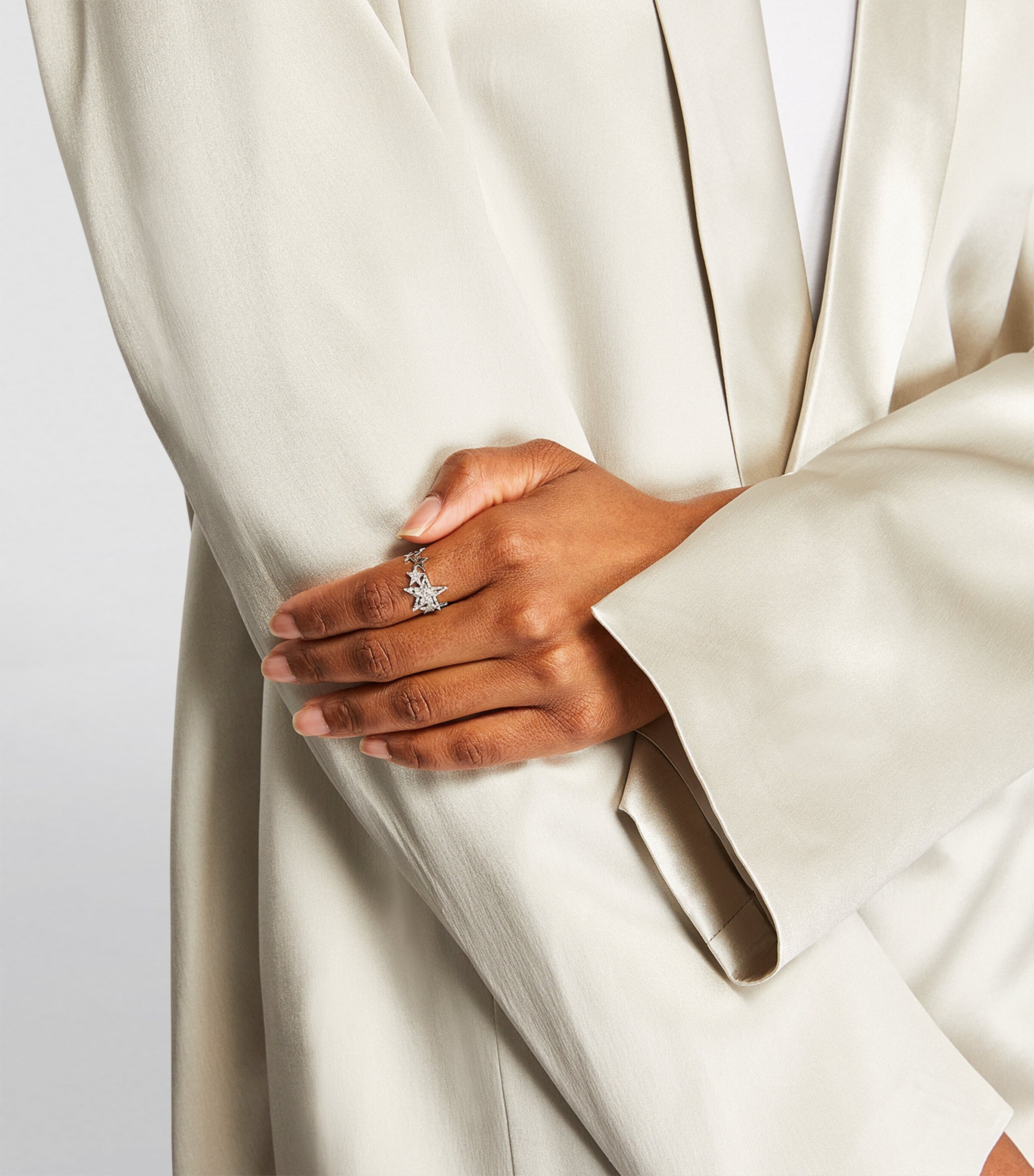 Bee Goddess White Gold and Diamond Sirius Ring | Harrods US