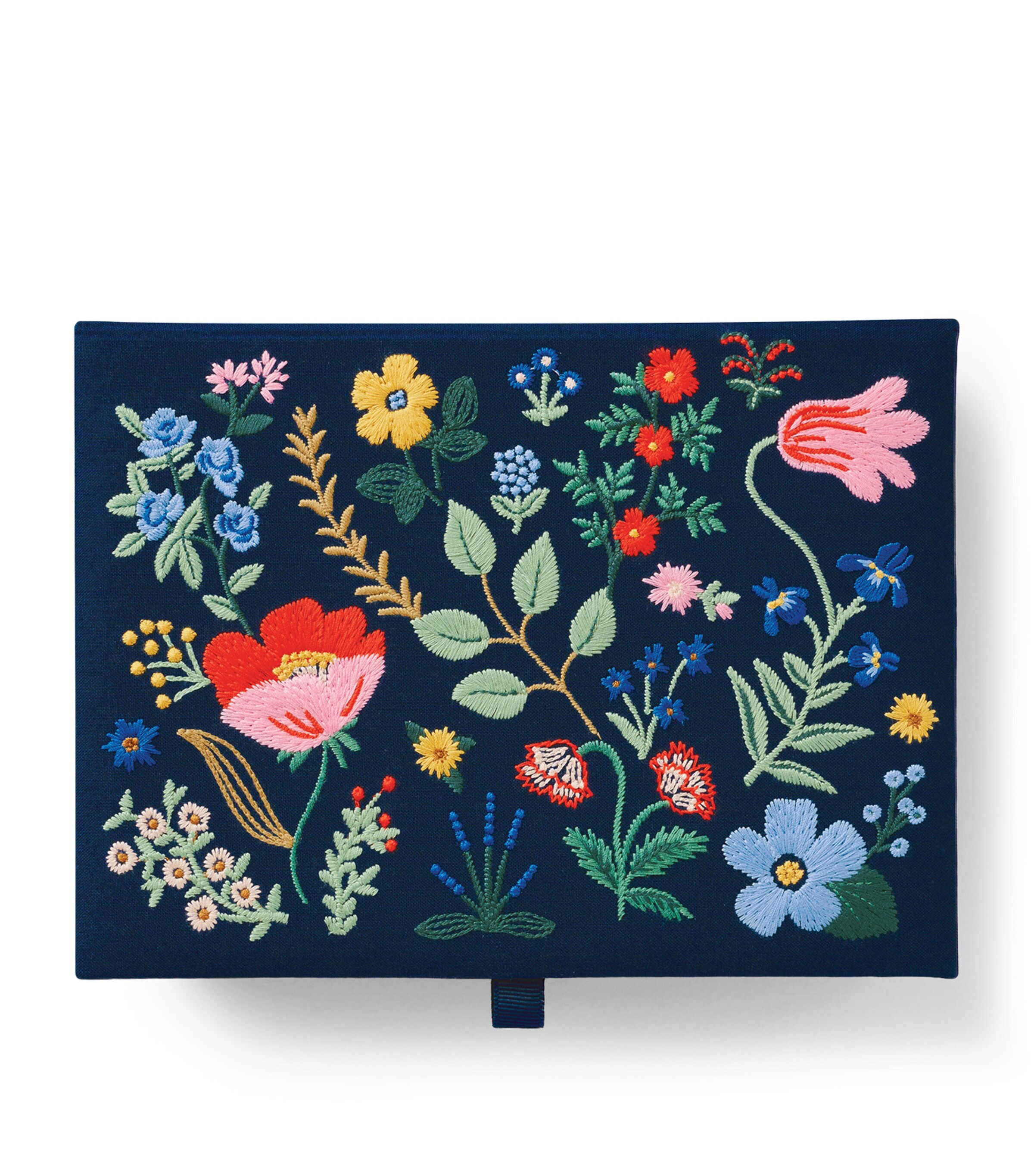 Rifle Paper Co. Multi Large Embroidered Keepsake Box | Harrods UK
