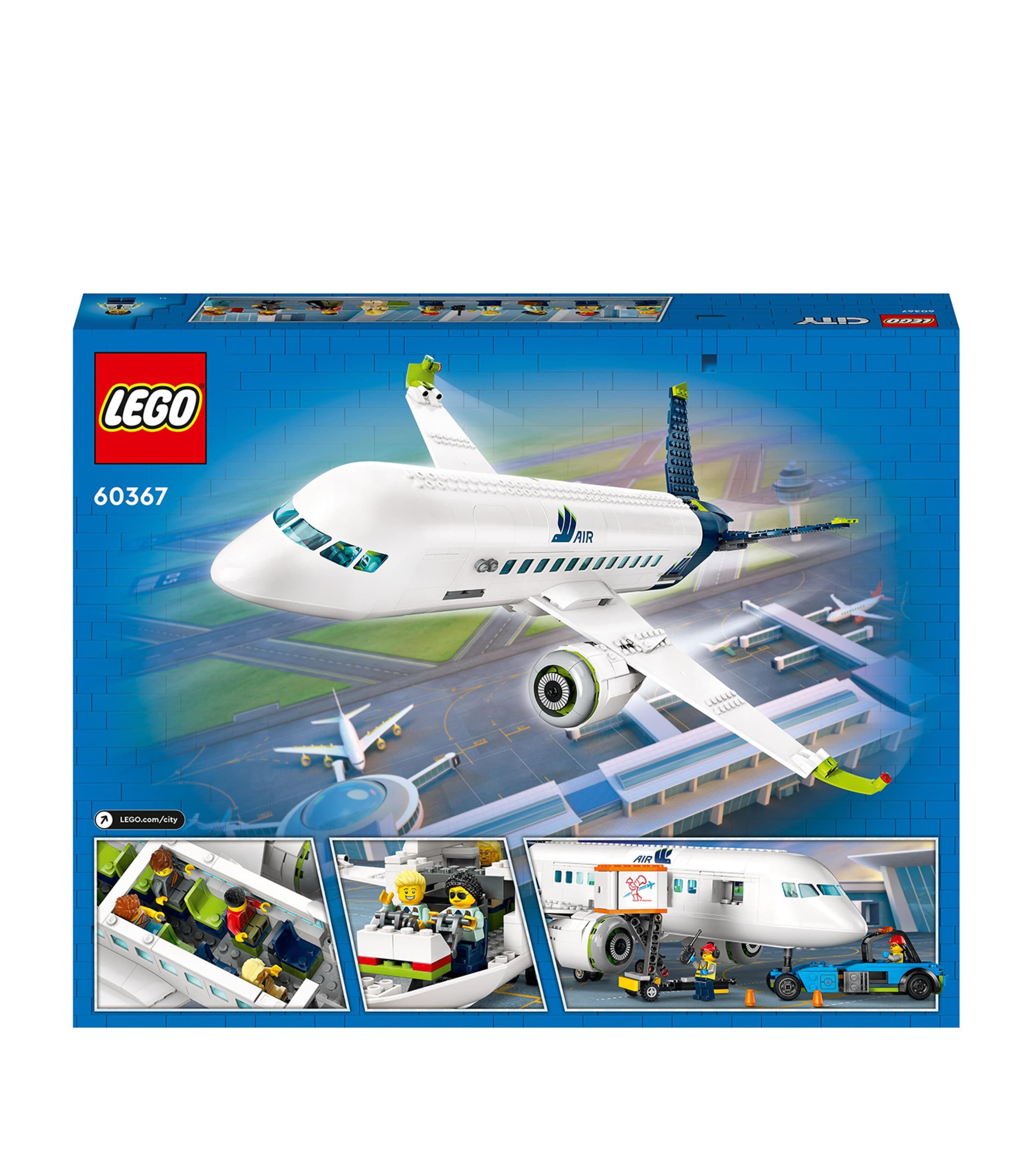 Lego Passenger Aeroplane 60367 | Harrods UK