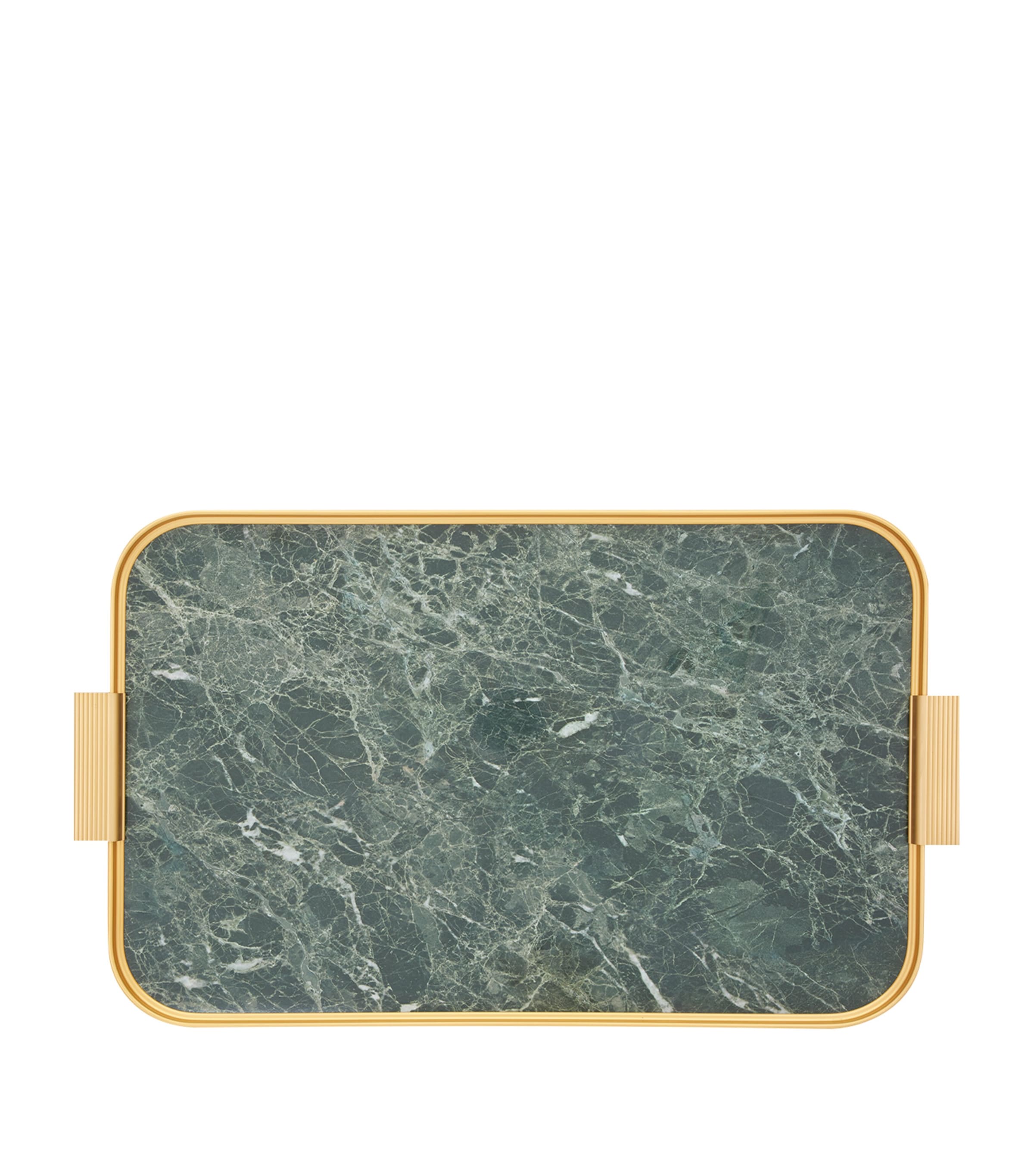 Kaymet Marble Ribbed Tray | Harrods UK