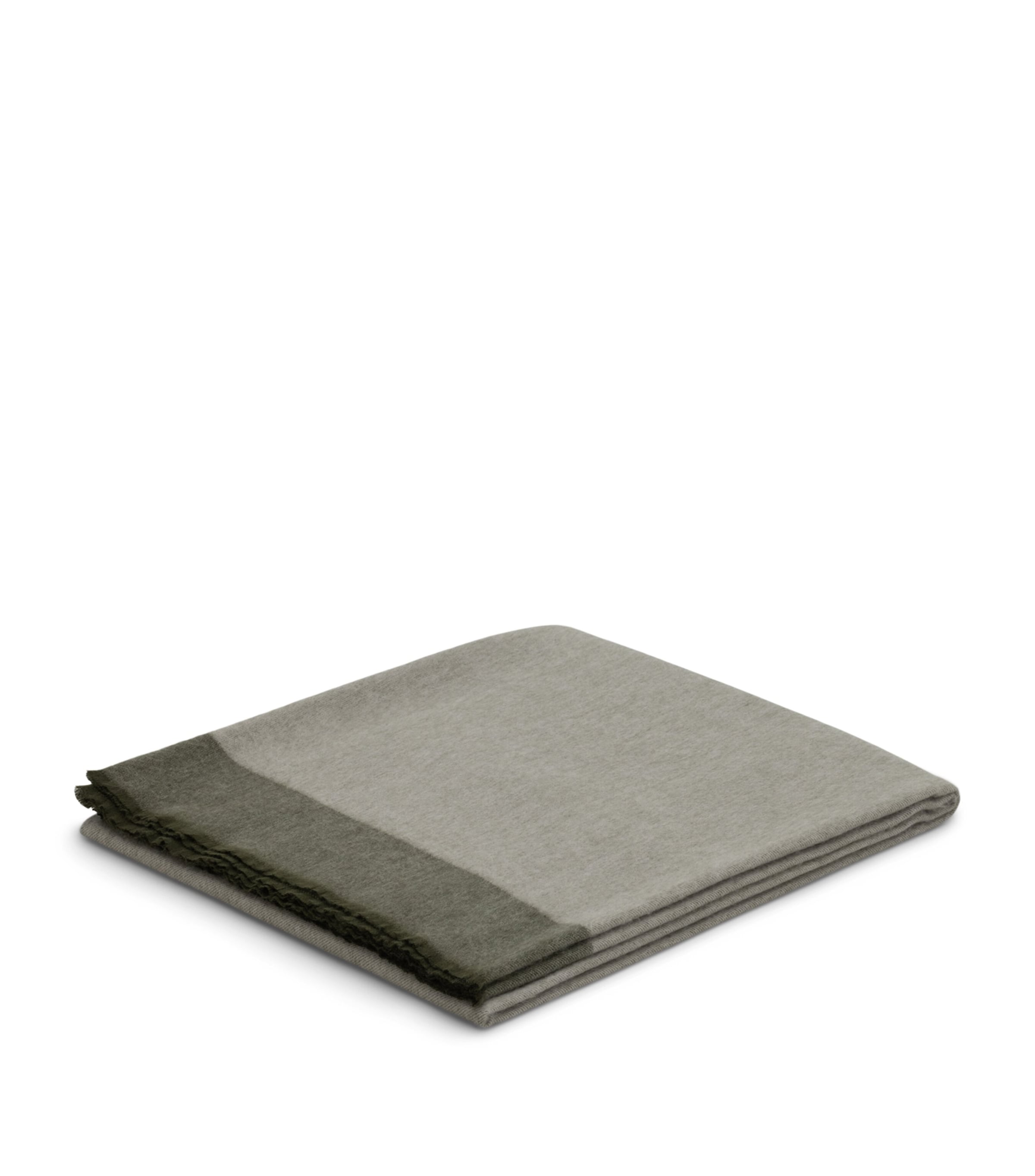 Begg x Co Cashmere Arran Border Throw (150cm x 200cm) | Harrods HK