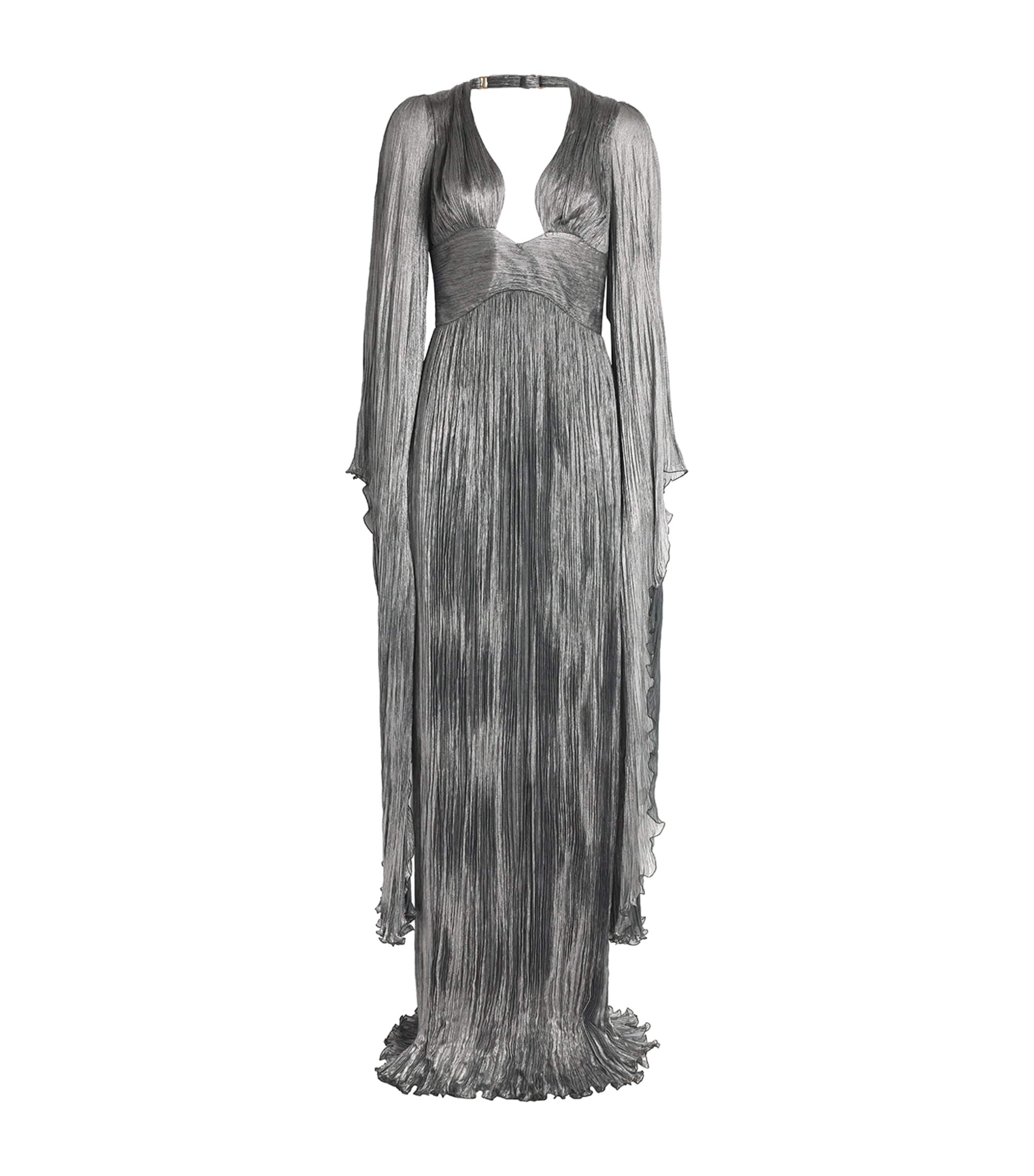 Maria Lucia Hohan Metallic Foil Ellie Gown | Harrods US