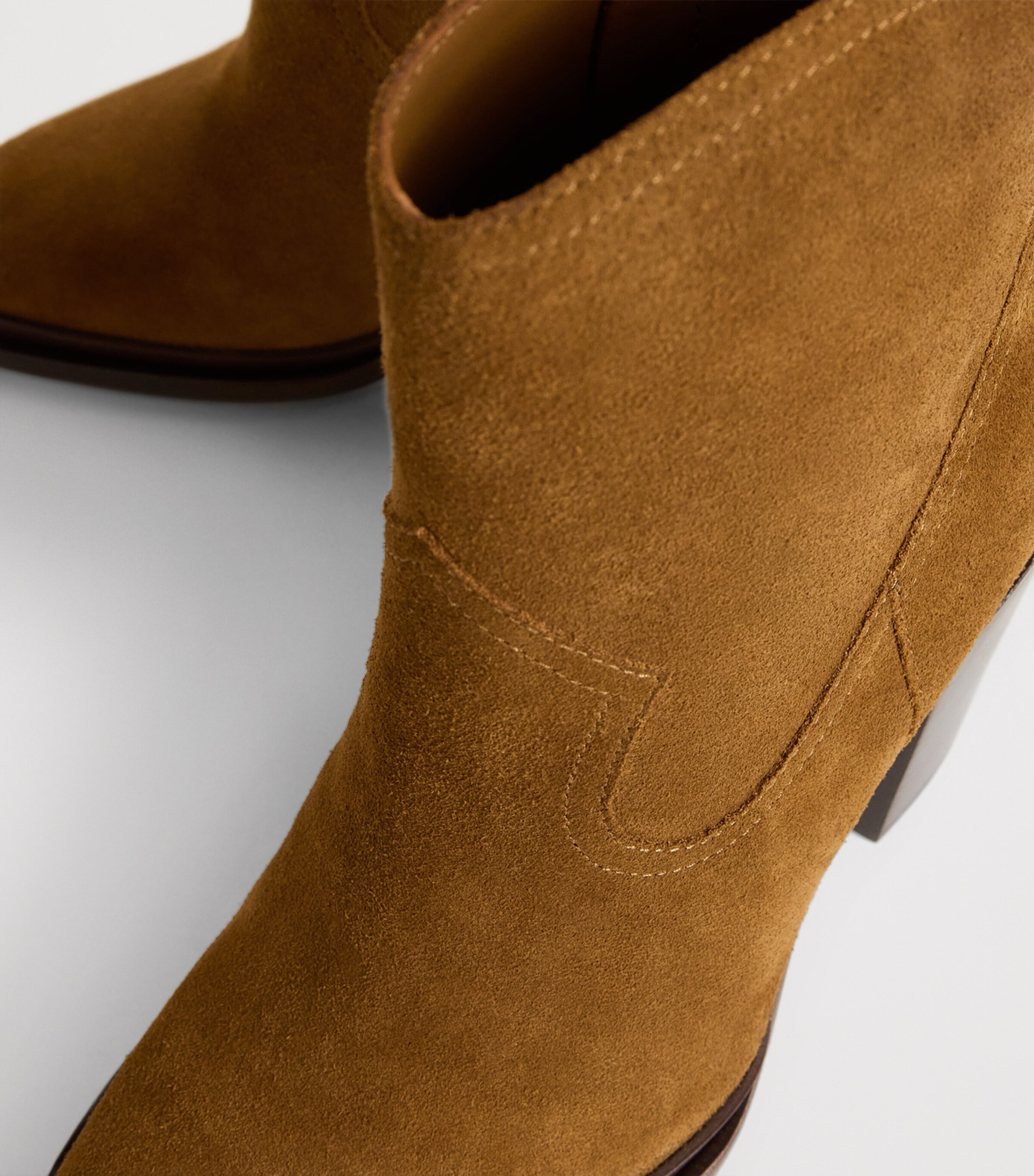 PAIGE Brown Suede Posey Ankle Boots 85 | Harrods US