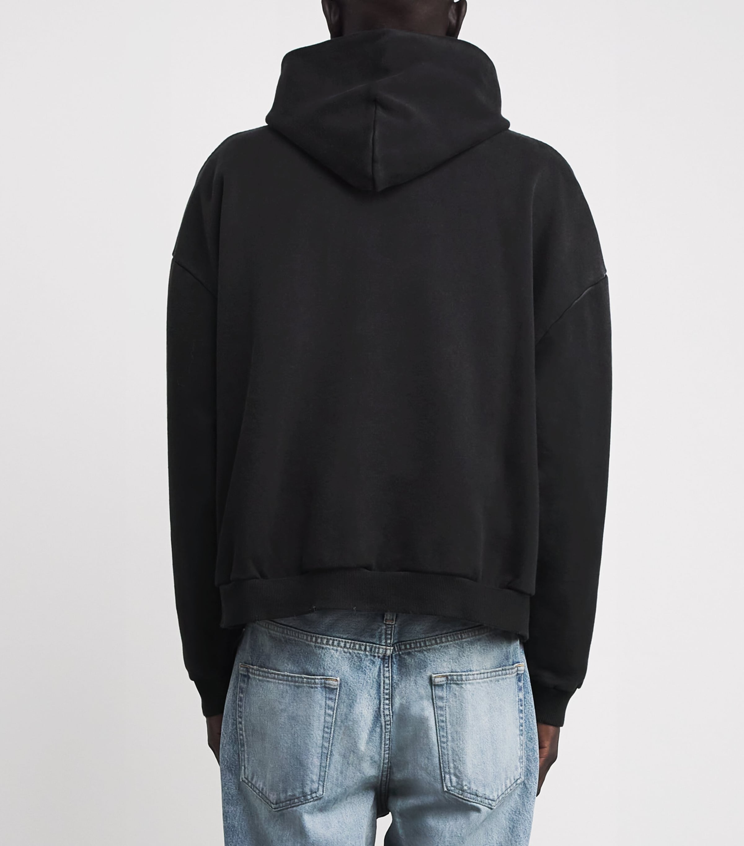 Represent Black Cotton Legacy Crest Hoodie | Harrods UK