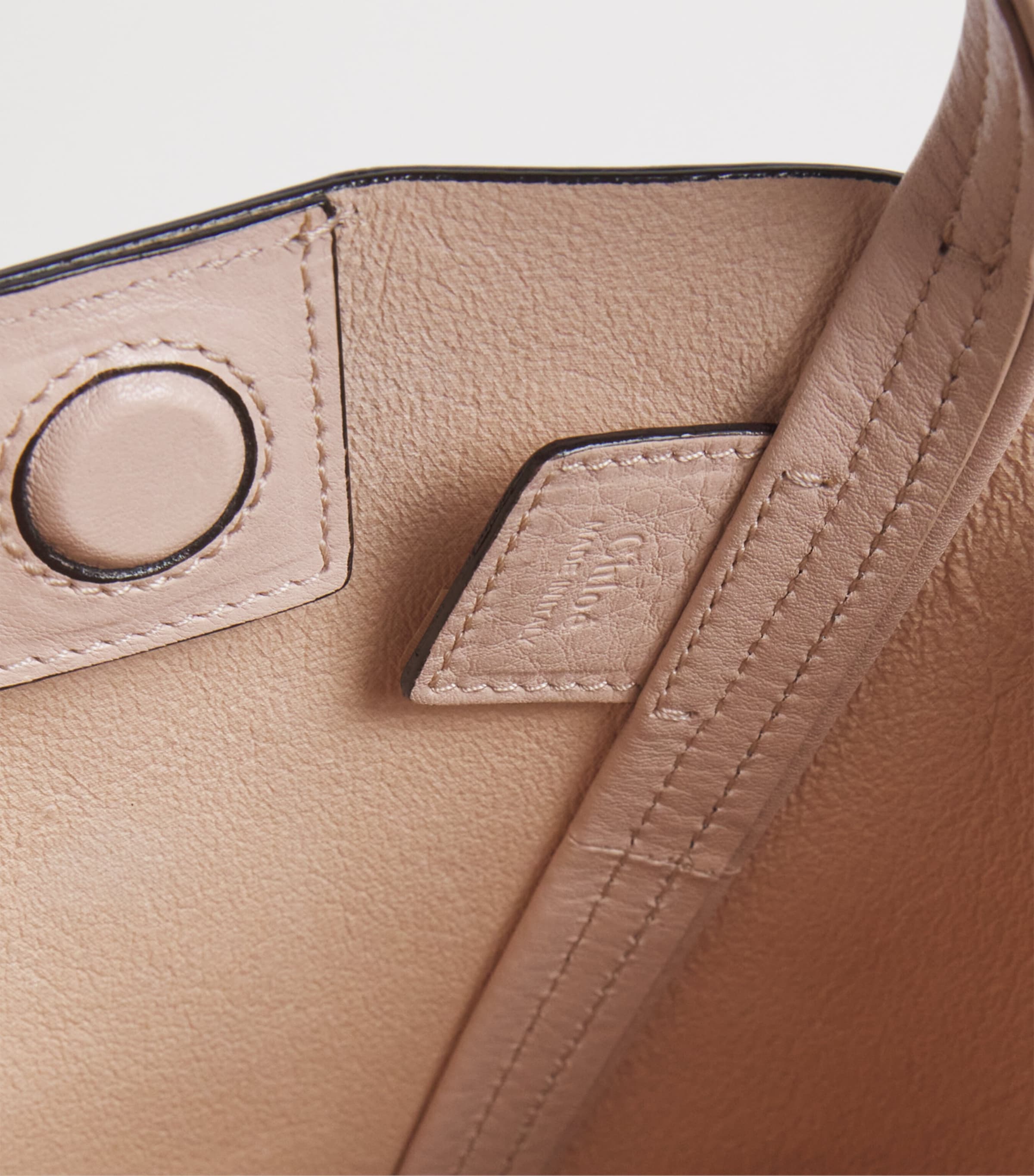 Chloé Pink Small Leather Spin Tote Bag | Harrods SG